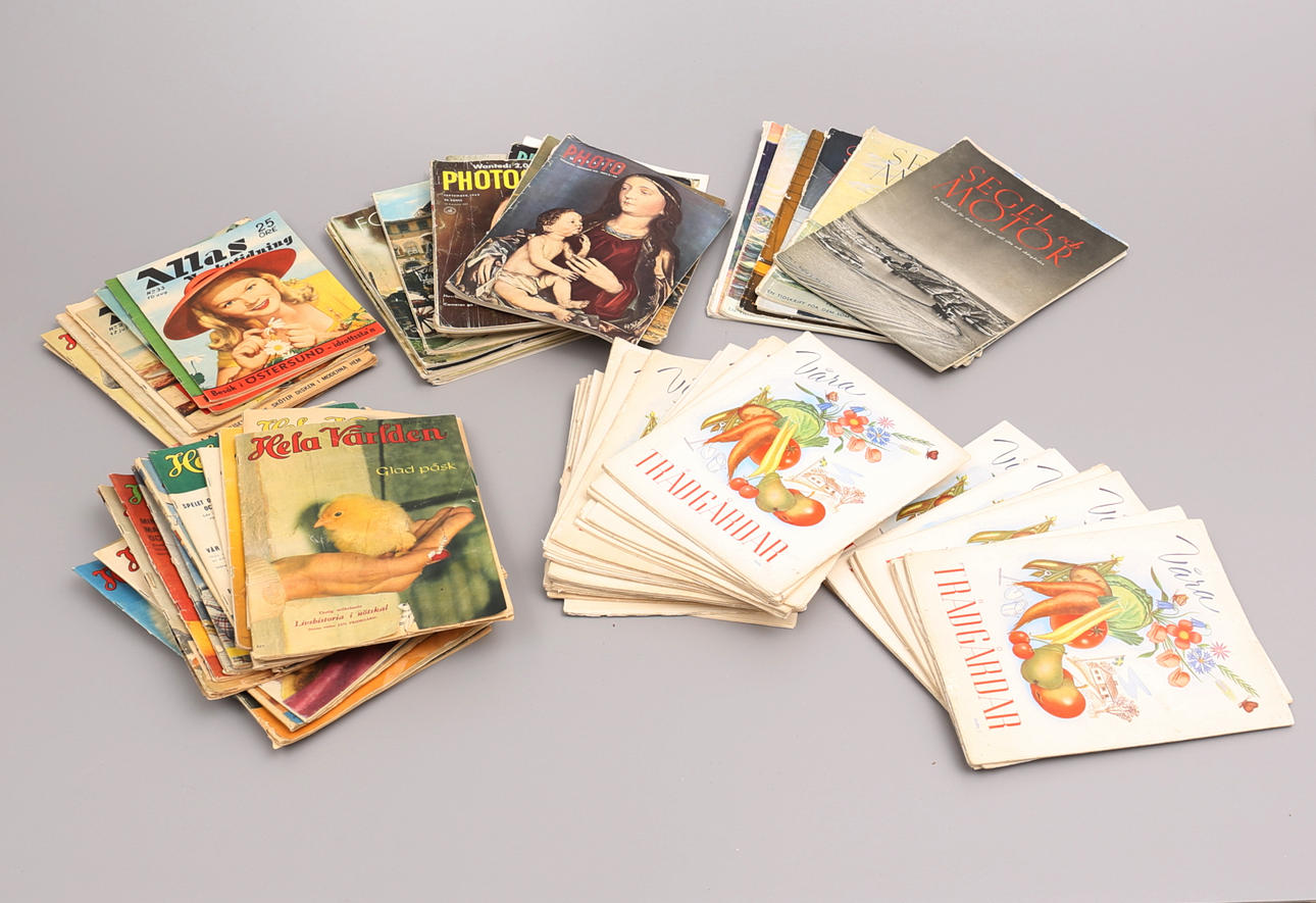 TIDNINGAR, 1930-60-tal. Böcker, Kartor & Handskrifter - Auctionet