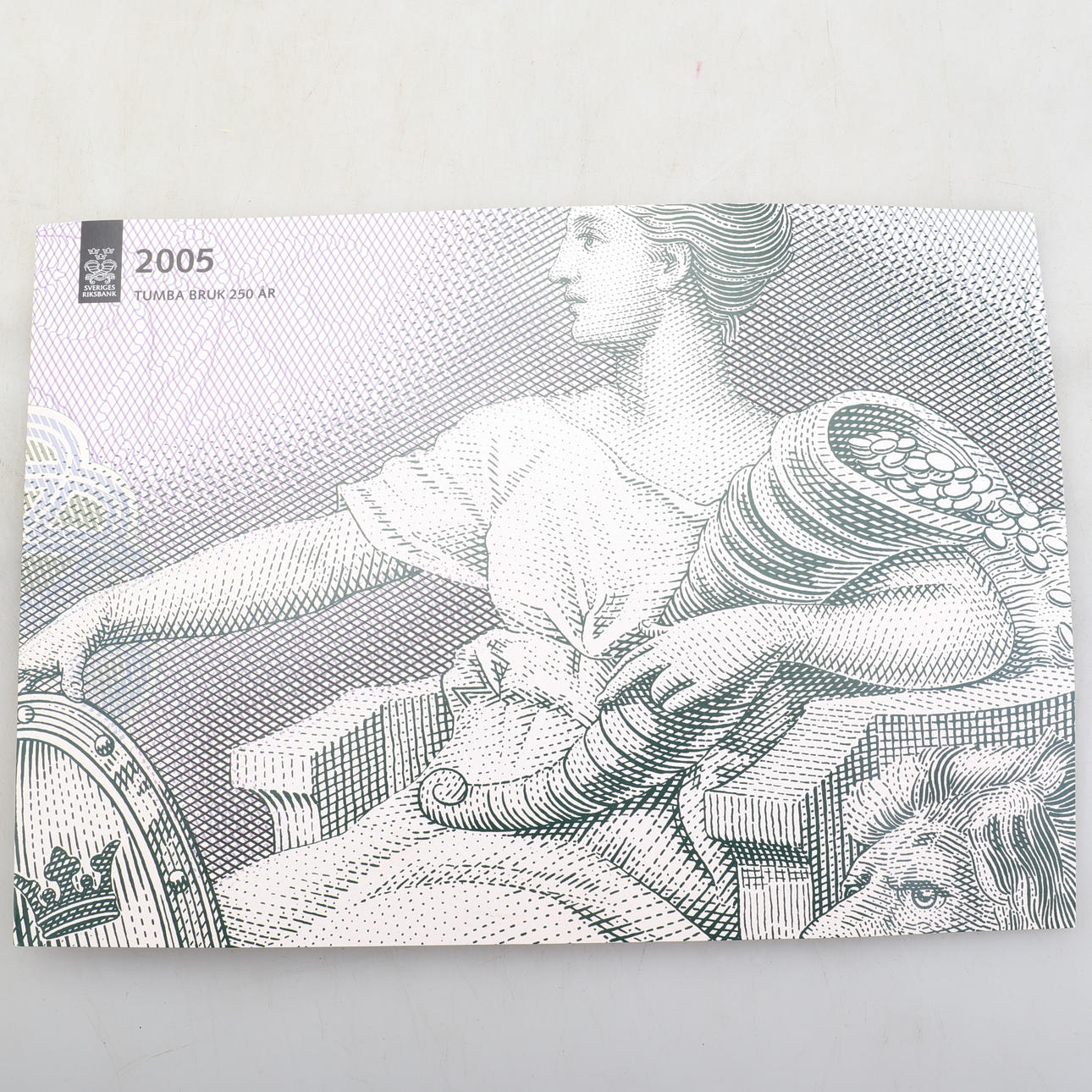 SEDEL, 100 kr Jubileumssedel Tumba bruk 250 år. Mynt, Medaljer ...