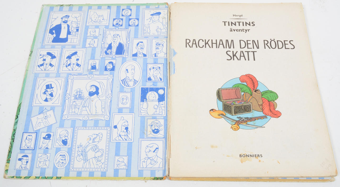 Rackham den rödes skatt. Böcker, Kartor & Handskrifter - Auctionet