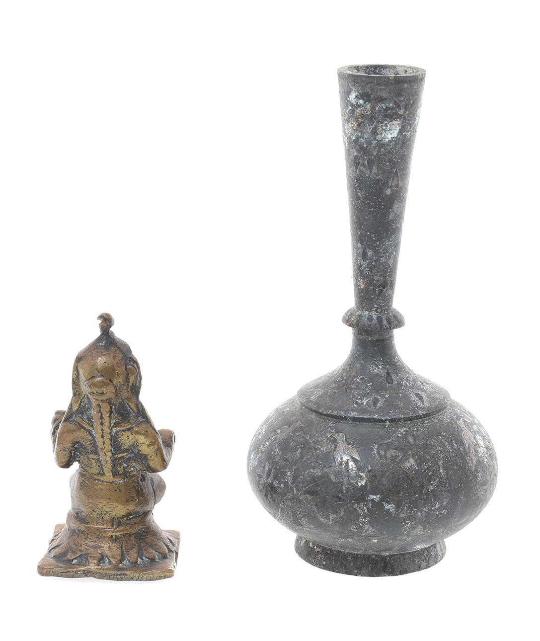 UNA FIGURA DE LATÓN INDIO DE UN 'KALI' SENTADO, SIGLO XIX. Arte ...