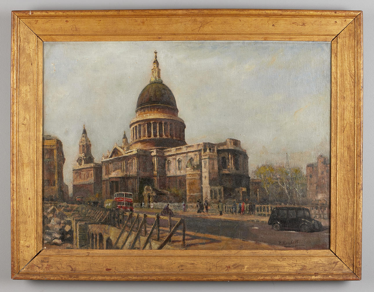 John Frederick Percy RENDELL (1872-1955). St. Paul's, signed, oil on ...