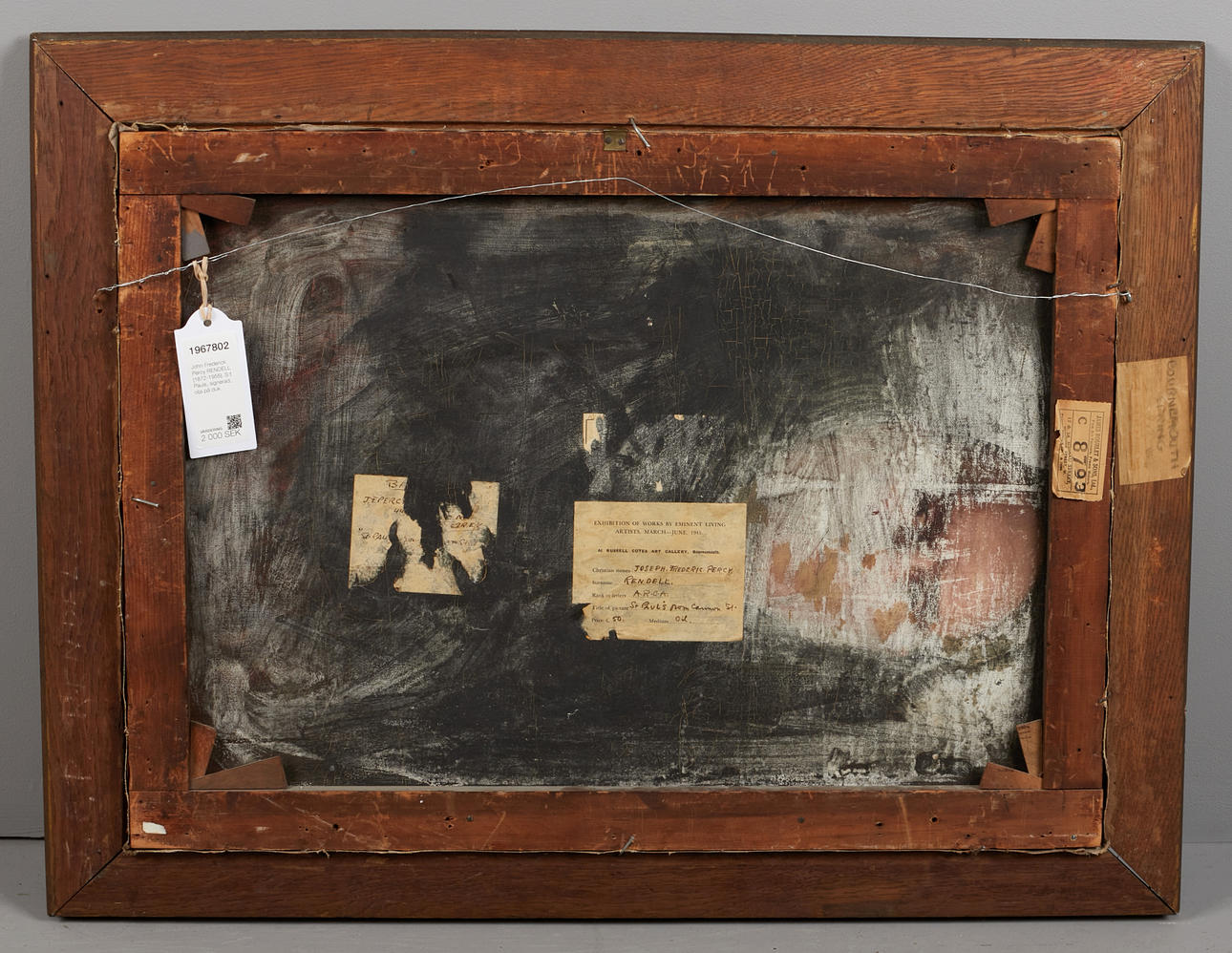 John Frederick Percy RENDELL (1872-1955). St. Paul's, signed, oil on ...