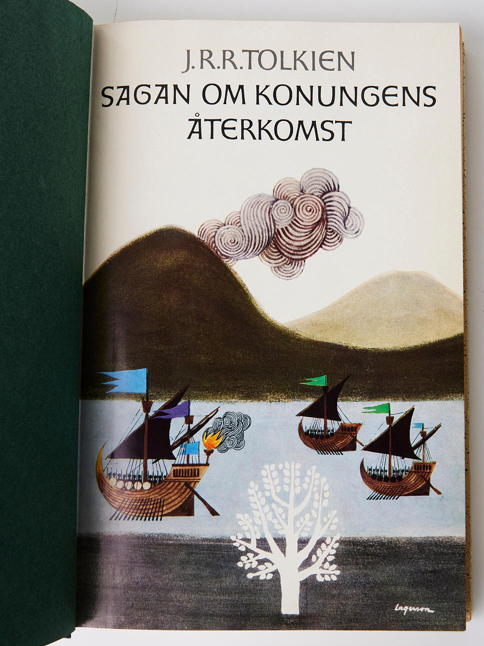 Tolkiens Sagan om Ringen i första svenska upplagan 1959-61 3 vol ...
