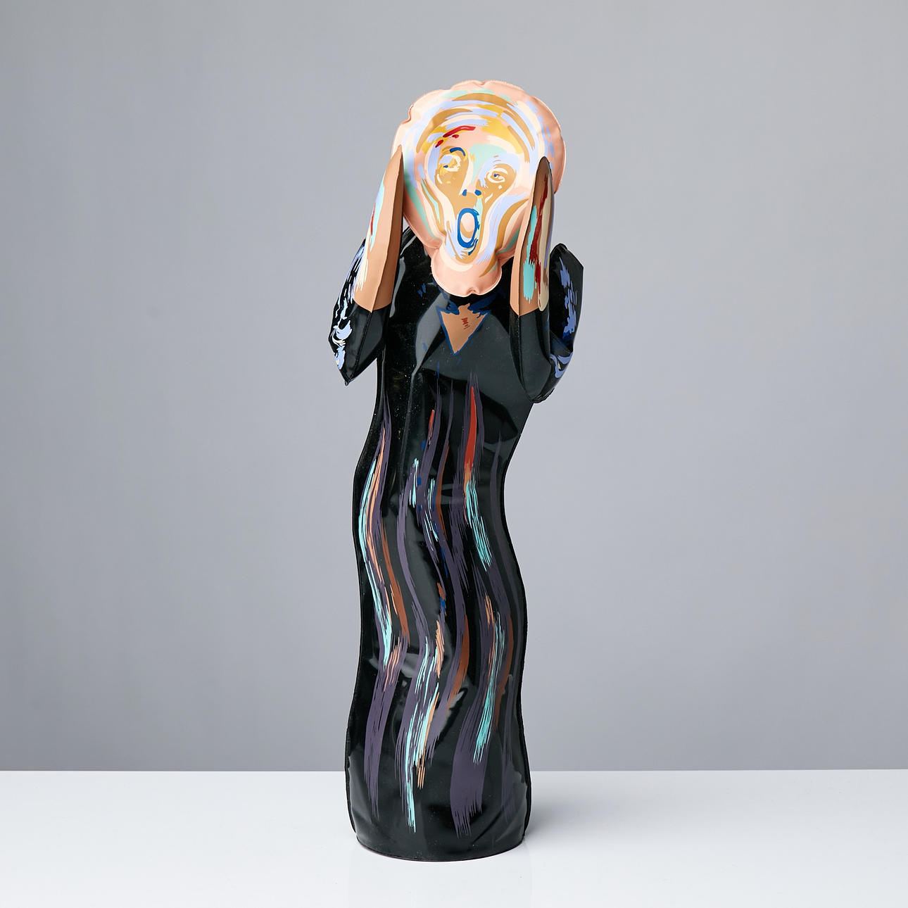 EDVARD MUNCH. "SCREAM", inflatable sculpture, 1993, plastic, for On the ...