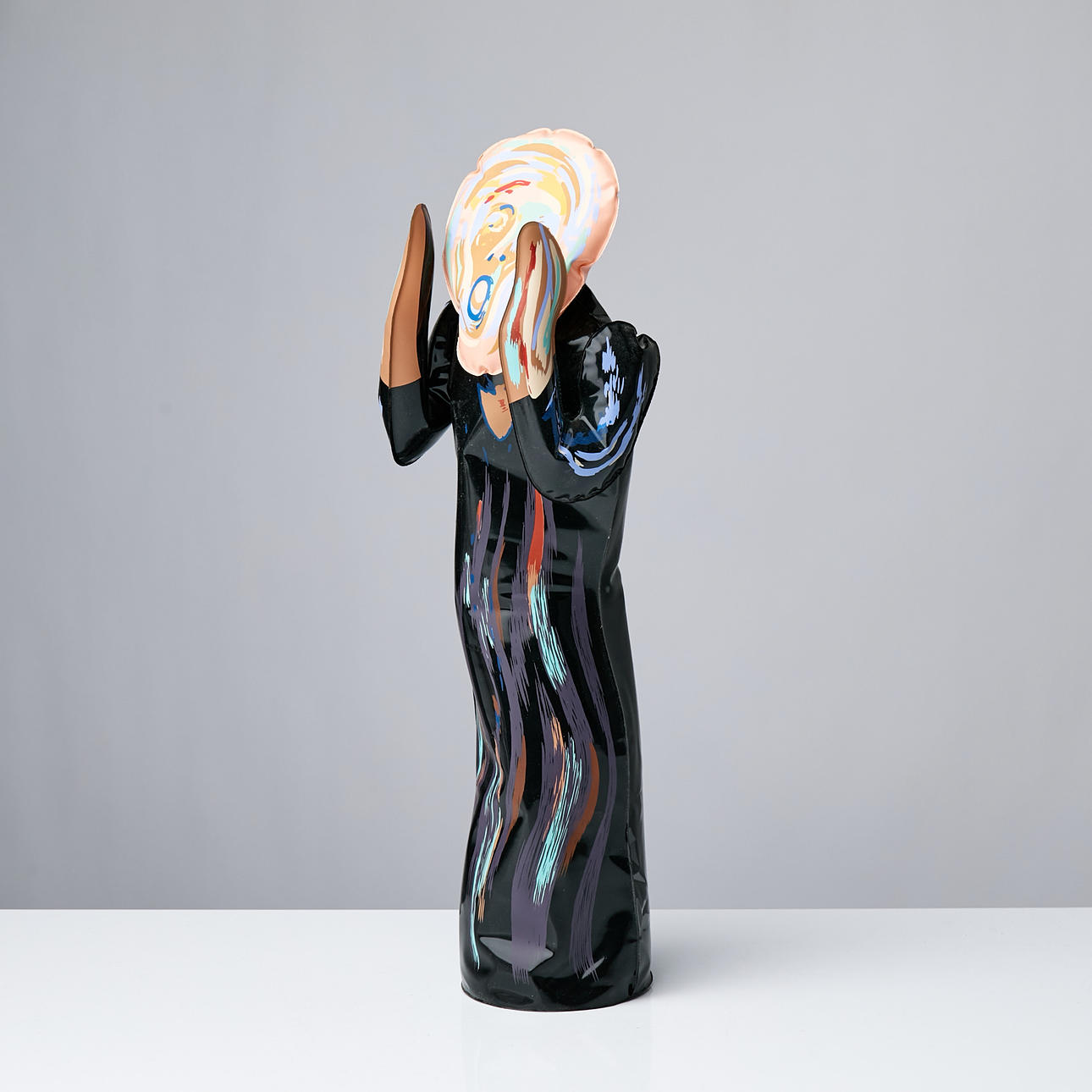 EDVARD MUNCH. "SCREAM", inflatable sculpture, 1993, plastic, for On the ...