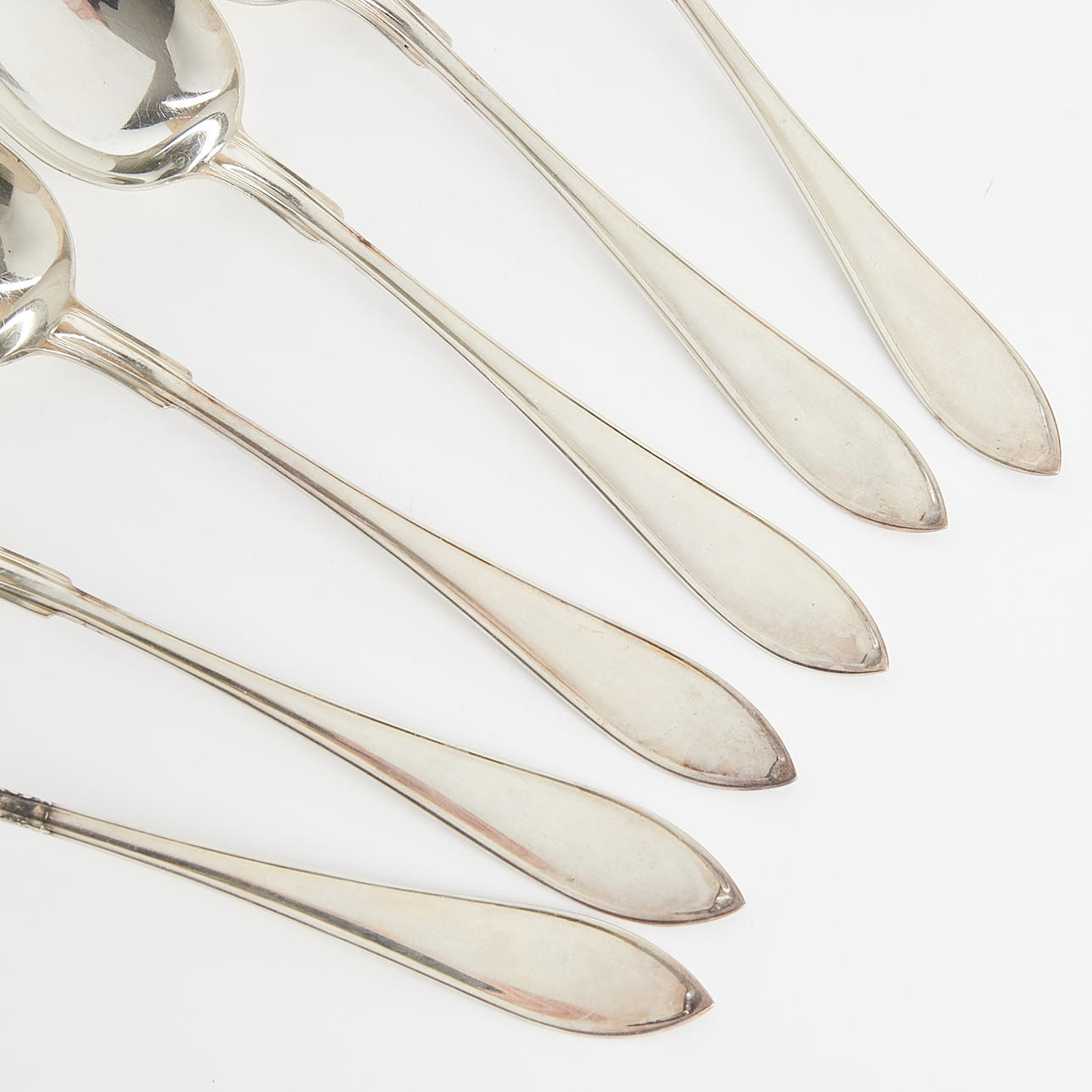LUSIKAT, 6 kpl, hopea, malli ruotsalainen terävä. Hopea ja metalli ...