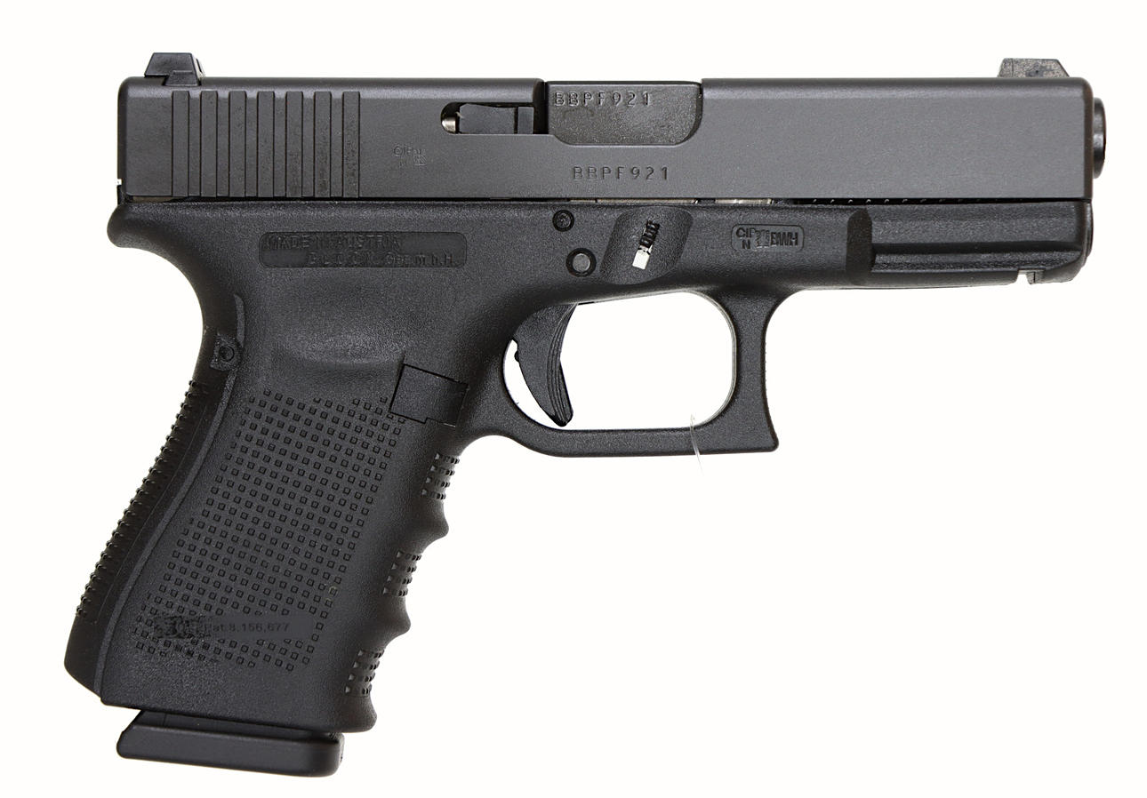 PISTOL, Semi-automatic, make Glock, model 19 Gen4, caliber 9x19, serial ...