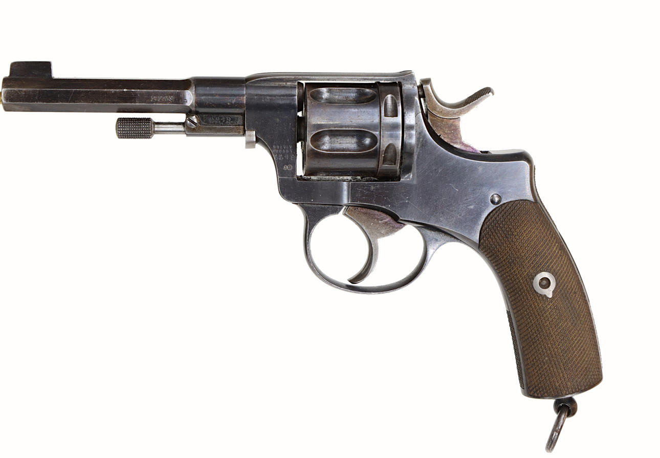 REVOLVER, Double Action, make Brevette Nagant, model 1887, caliber 7 ...
