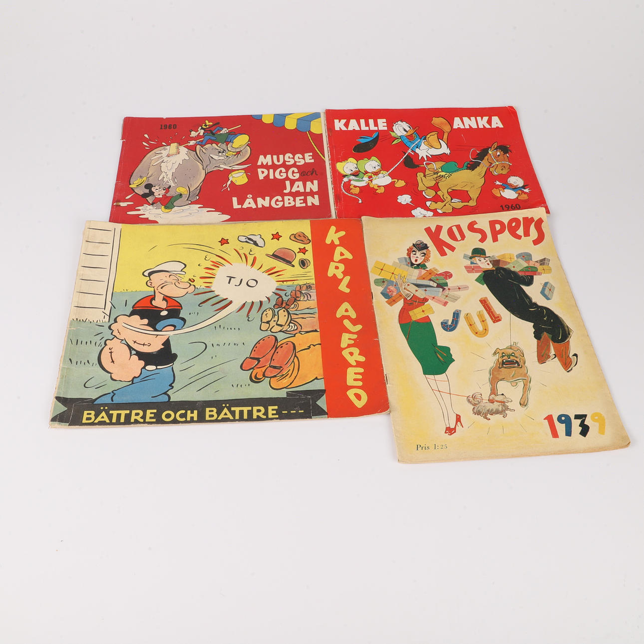 JULTIDNINGAR, 15 stycken, 1938-1960. Böcker, Kartor & Handskrifter ...