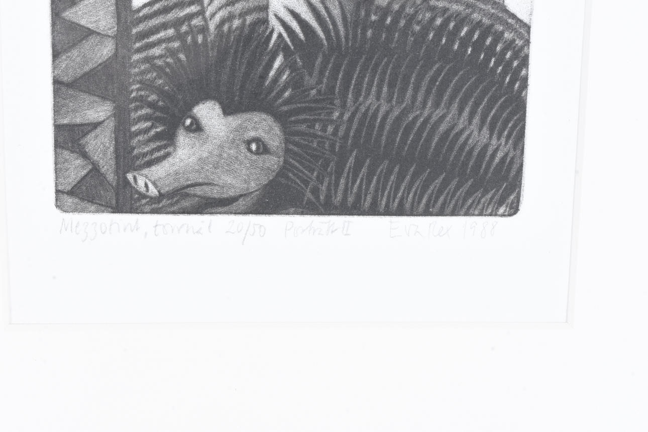 EVA REX. Etsning. Konst - Grafik - Auctionet