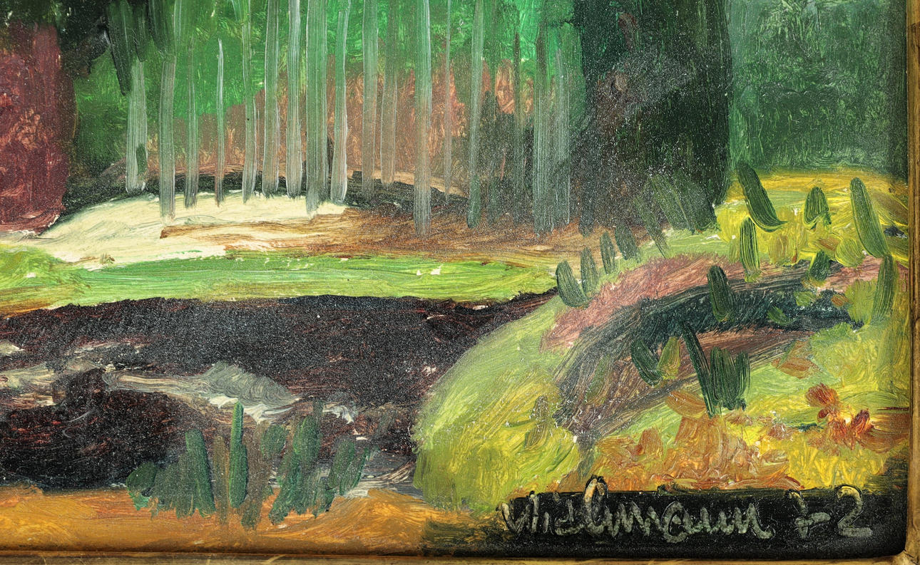 HARRY WICHMANN. 1916-1993, Olja på pannå, signerad. Konst - Måleri ...