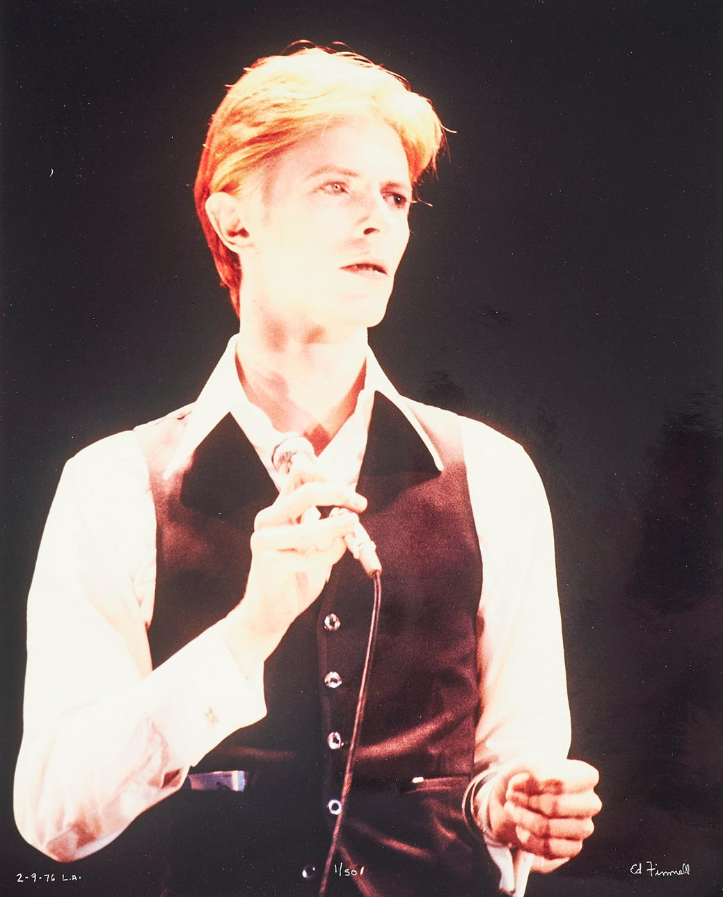 ED FINNELL (USA/SVERIGE, FÖDD 1956). David Bowie som "The Thin White ...