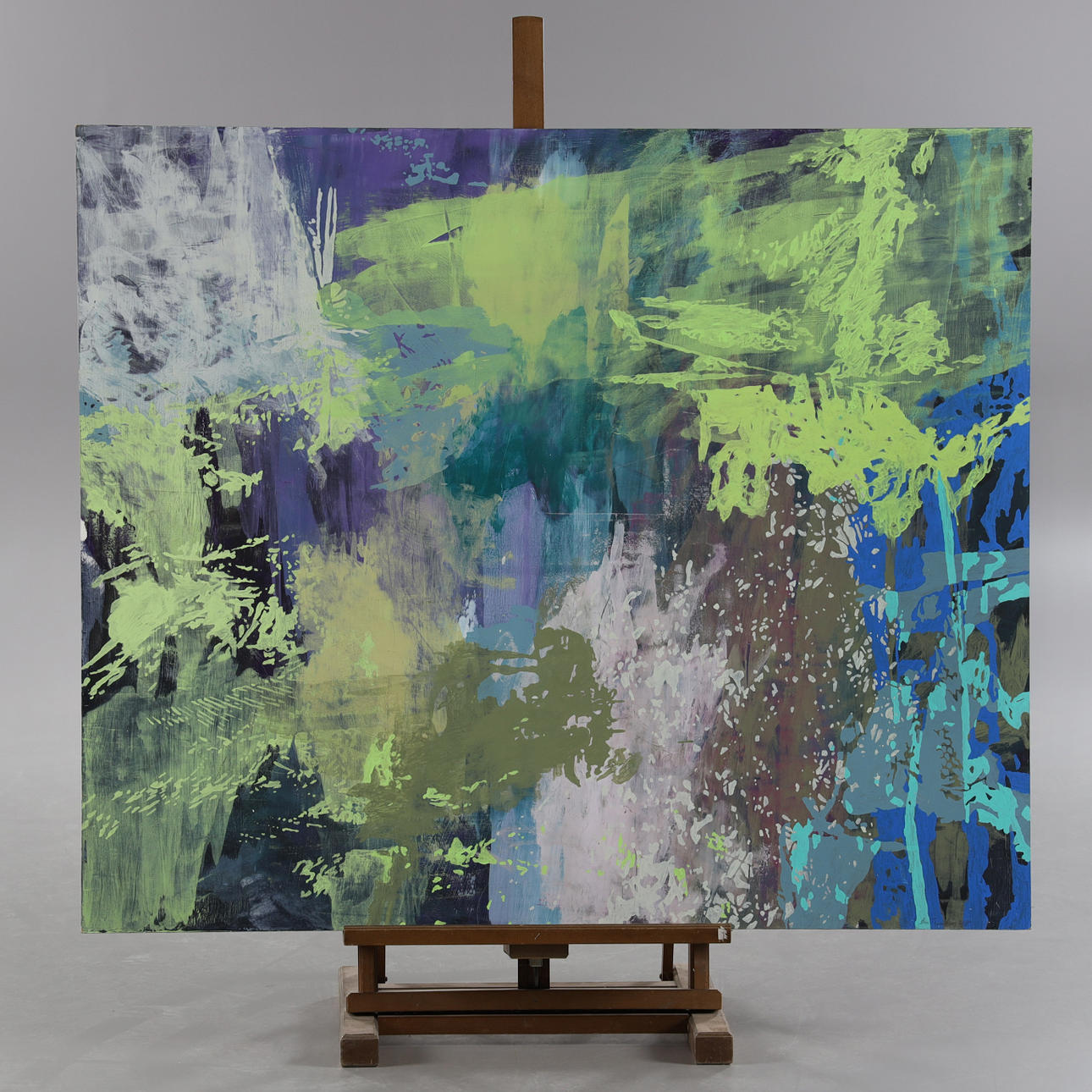 BEN THOMPSON, oljemålning. Konst - Måleri - Auctionet