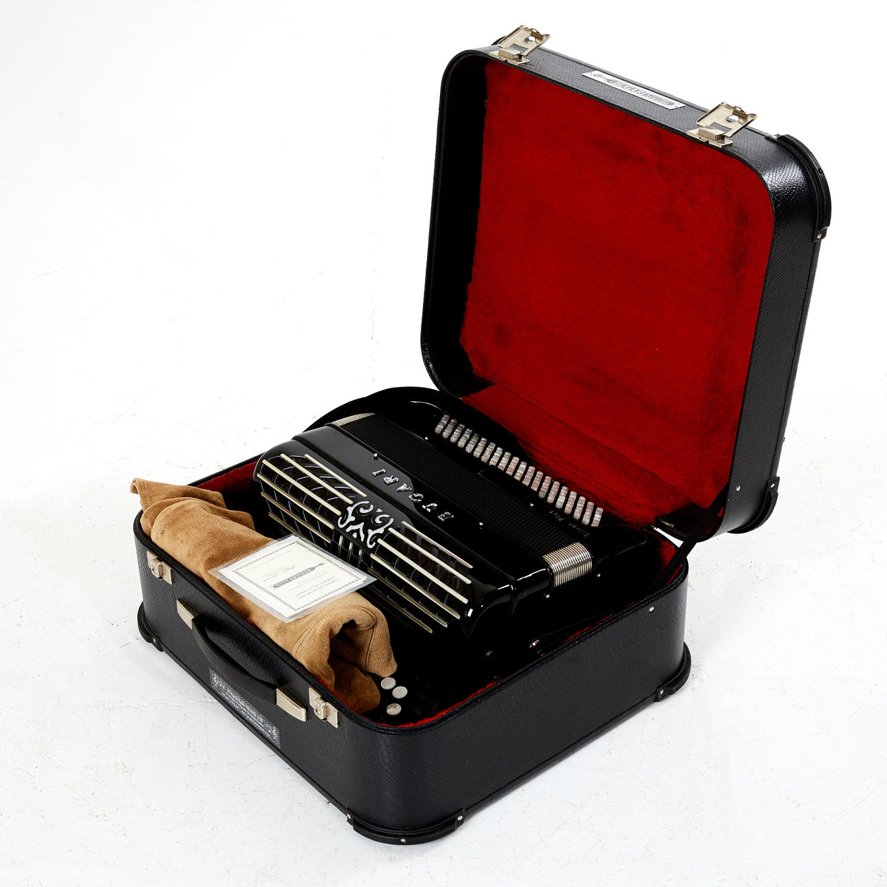 DRAGSPEL, Bugari Armando 320 Silver Plus, Italien, med originalväska ...