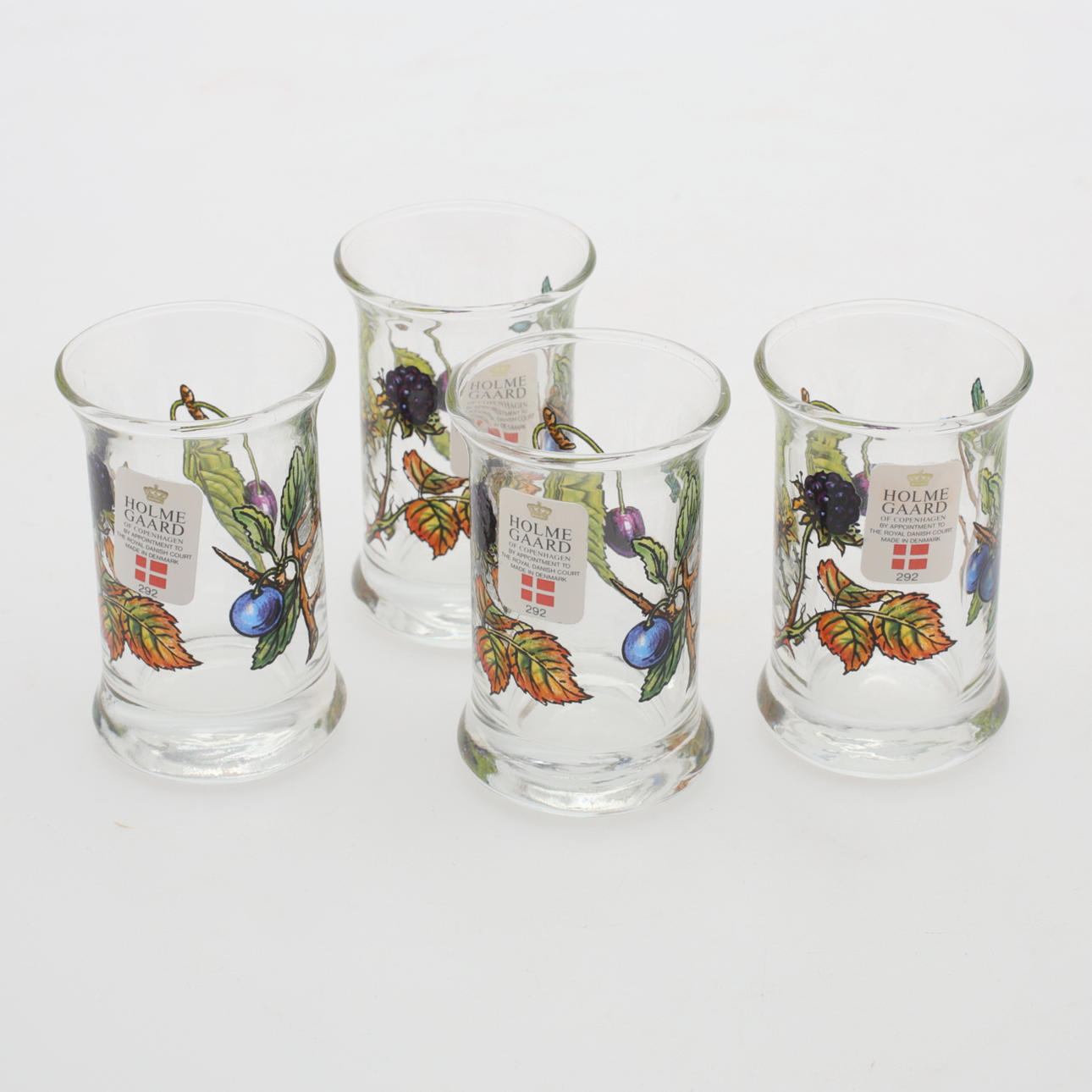 KARAFF med SNAPSGLAS, 5 delar, glas, Holmegaard, Danmark. Glas - Övrigt ...