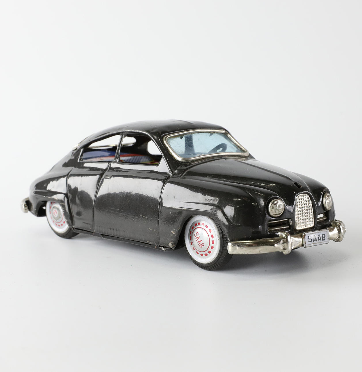 BIL, plåt, Saab 93B, Made in Japan. Leksaker - Leksaker - Auctionet