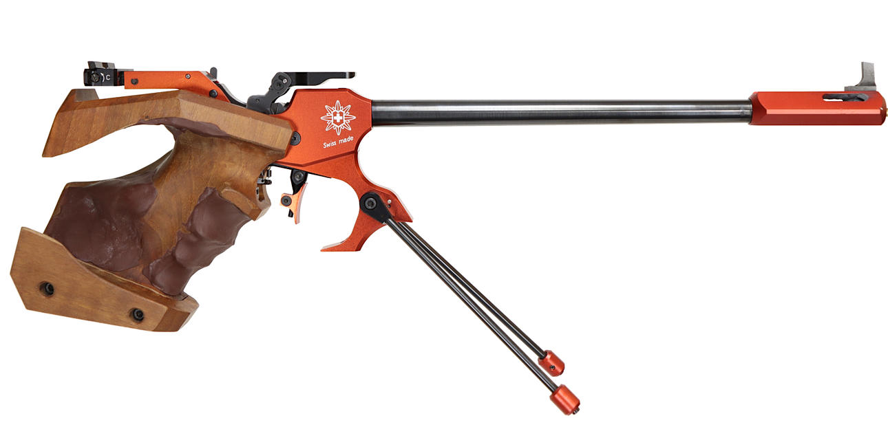 14. PISTOL, Single shot, make Hämmerli, model FP10, caliber .22LR, call ...