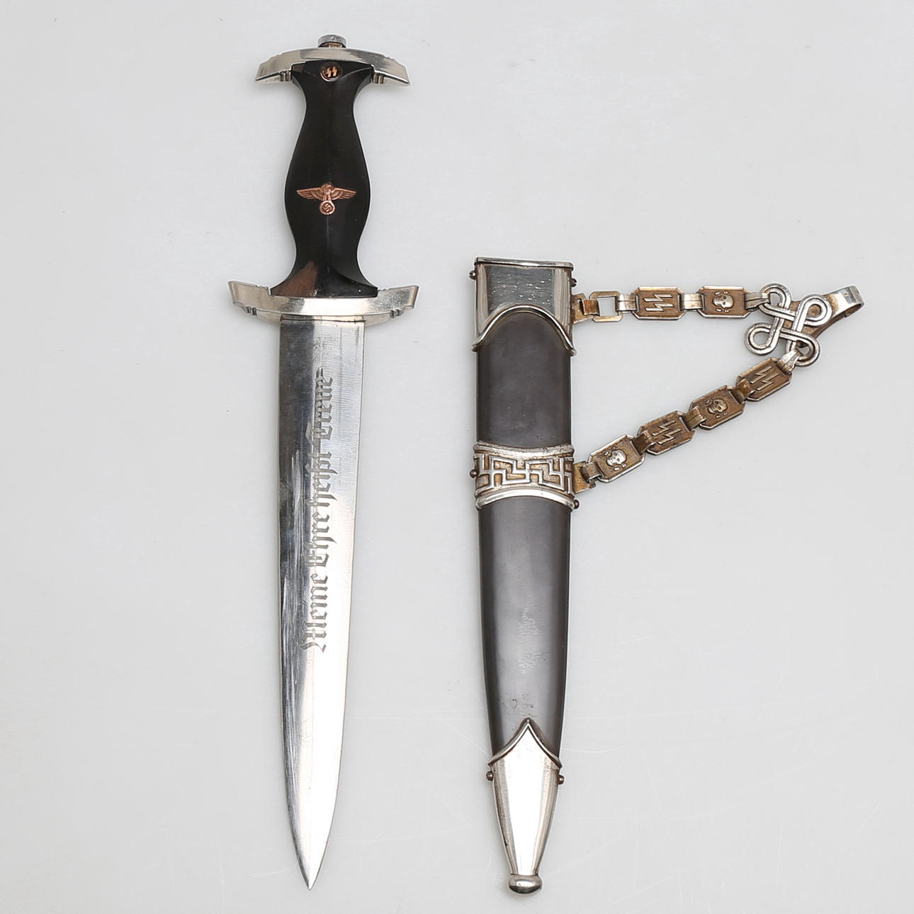 SS-DOLK med kedja, modell 36, Tyskland. Mynt, Medaljer & Frimärken ...