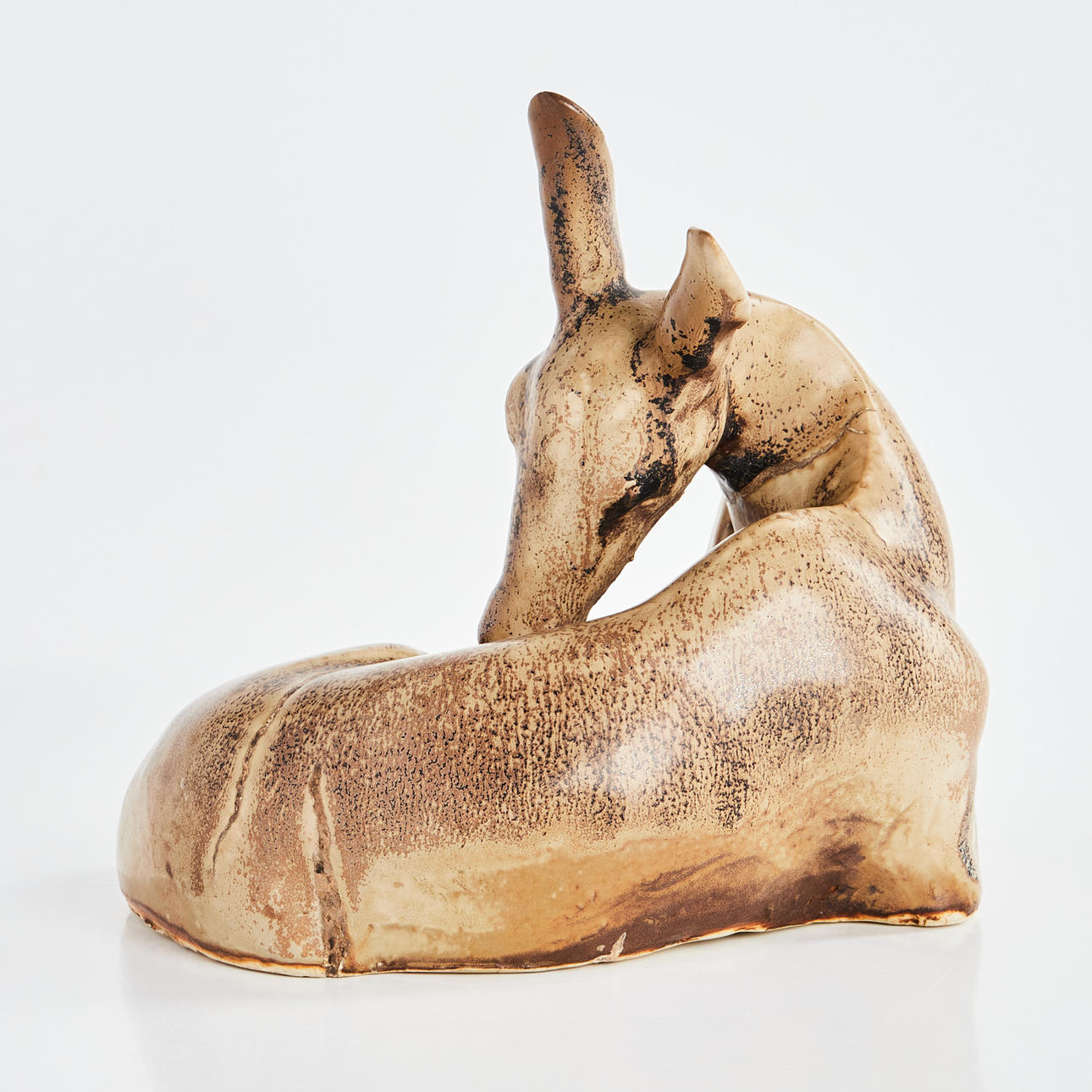 LEA VON MICKWITZ. Skulptur, Arabia, Finland 1940-tal, unik, i form av ...