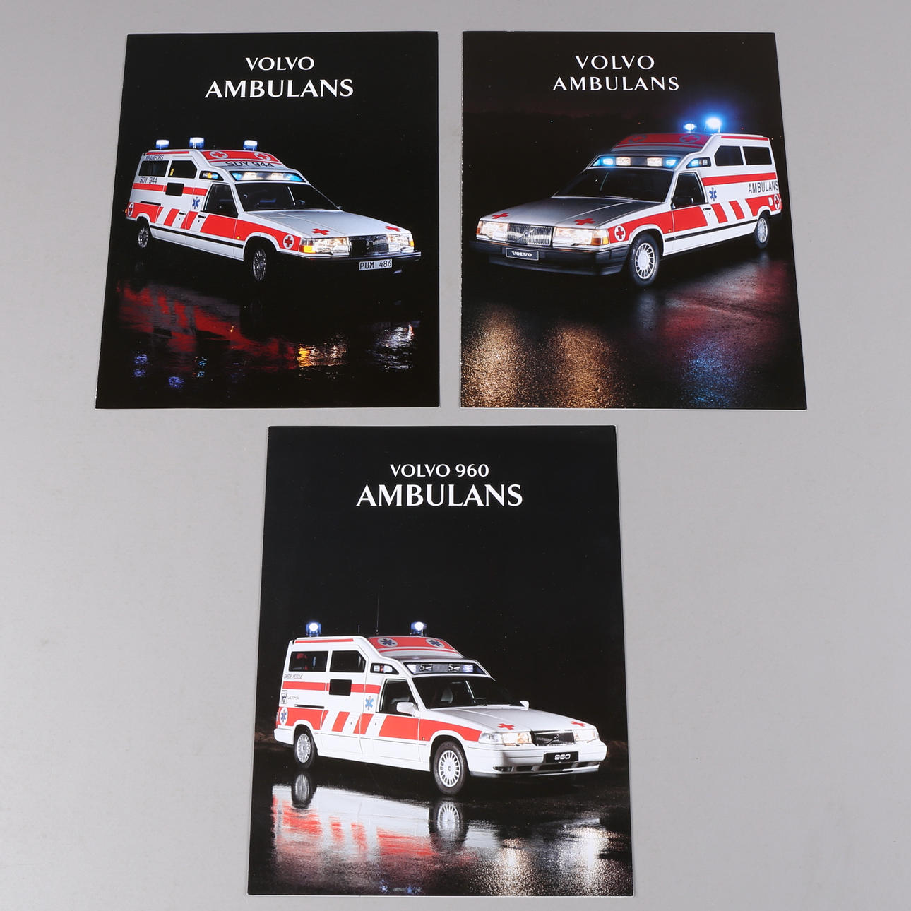 VOLVO AMBULANCE, sales brochures, 1950s/60s/70s/80s/90s/00s. Books ...