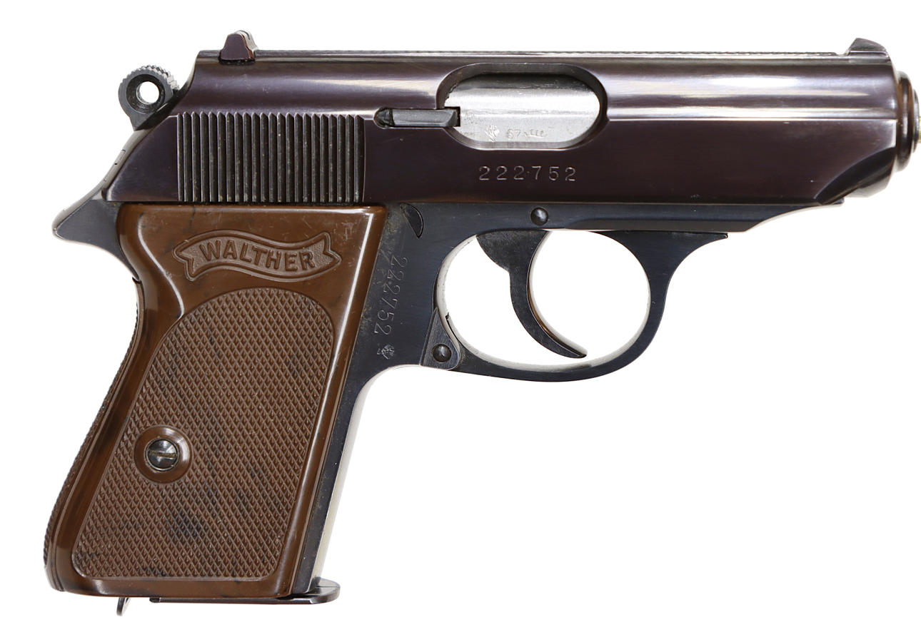 PISTOL, Semi-automatic, make Walther Ulm, model PPK, caliber 7.65mm ...
