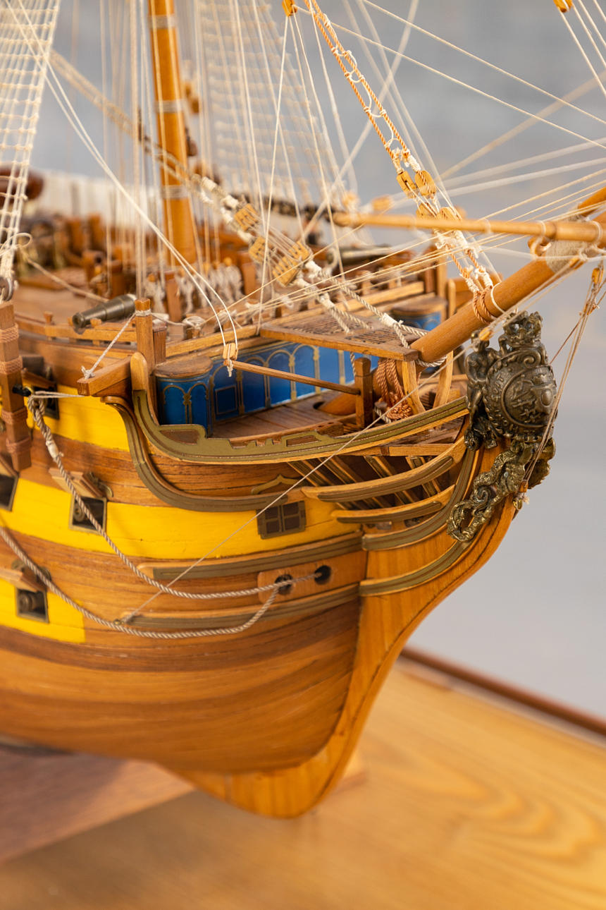 modell av HMS Victory. Samlarföremål - Teknika & Nautika - Auctionet