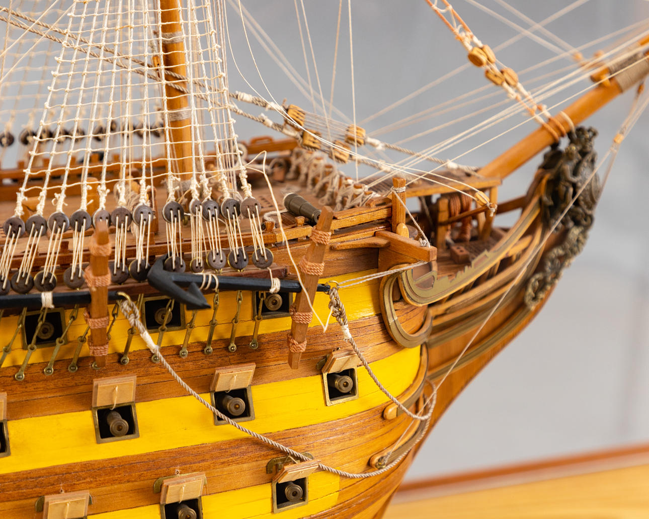 modell av HMS Victory. Samlarföremål - Teknika & Nautika - Auctionet