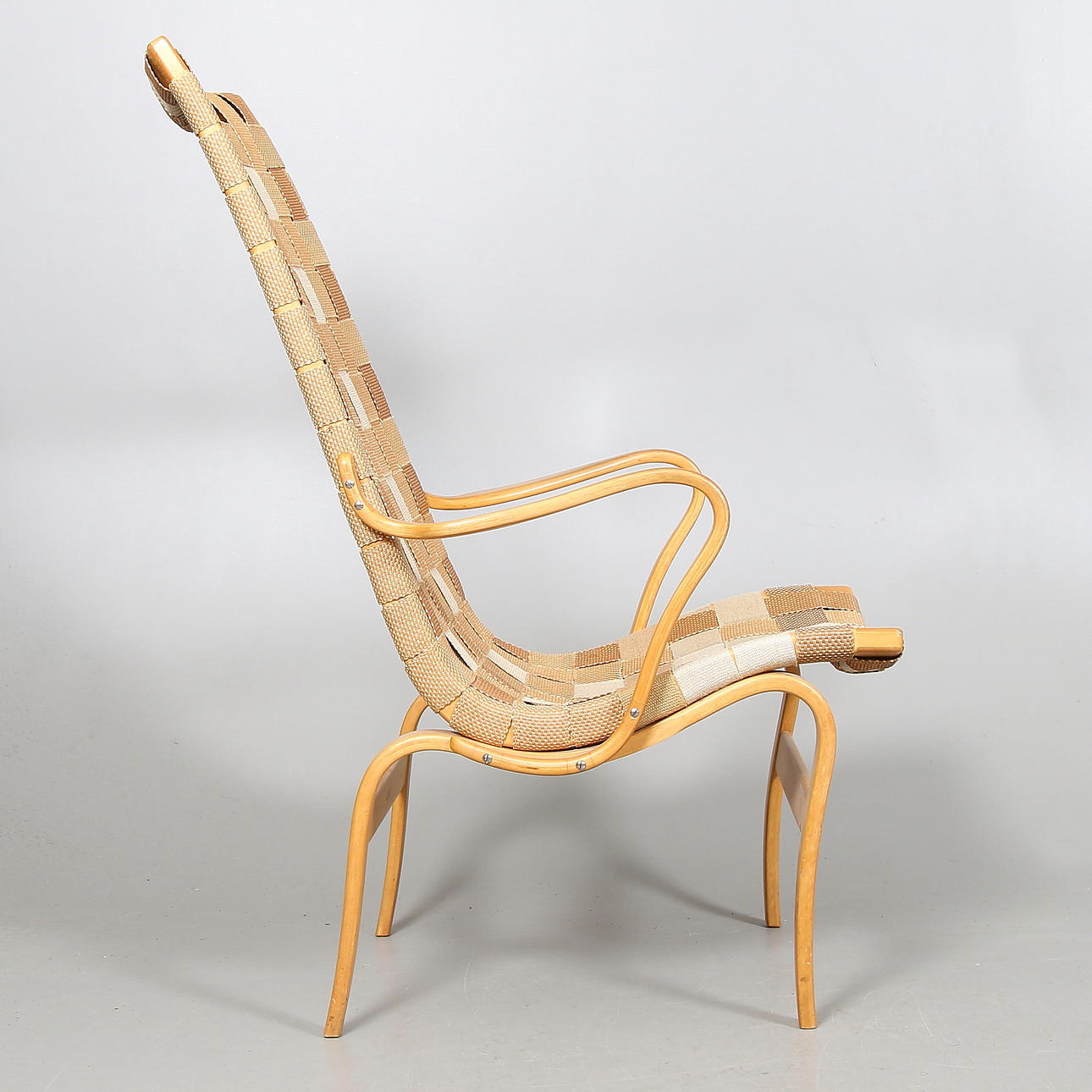 FÅTÖLJ "Eva", Bruno Mathsson Design, 1900-talets mitt. Möbler ...