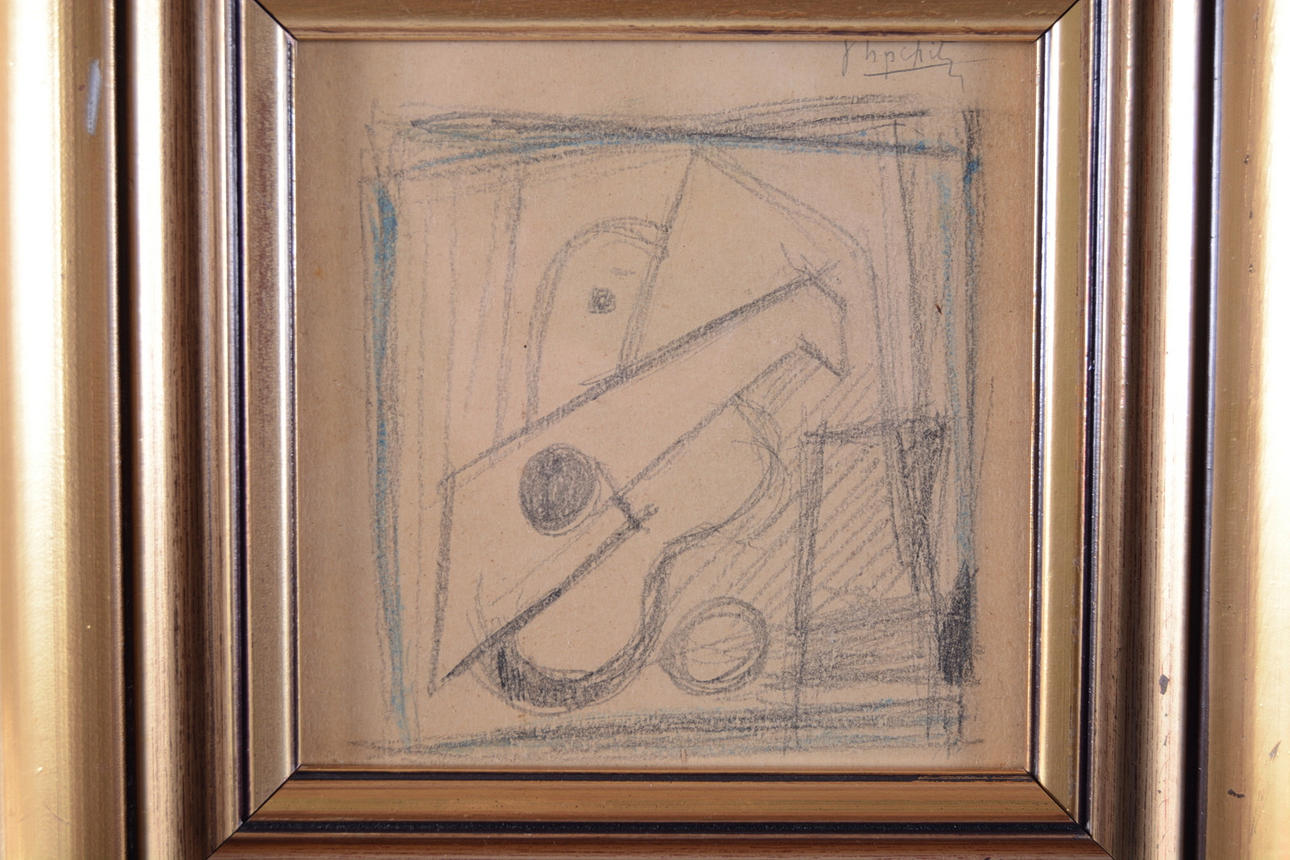 JACQUES LIPCHITZ. Pencil drawing. Art - Drawings - Auctionet