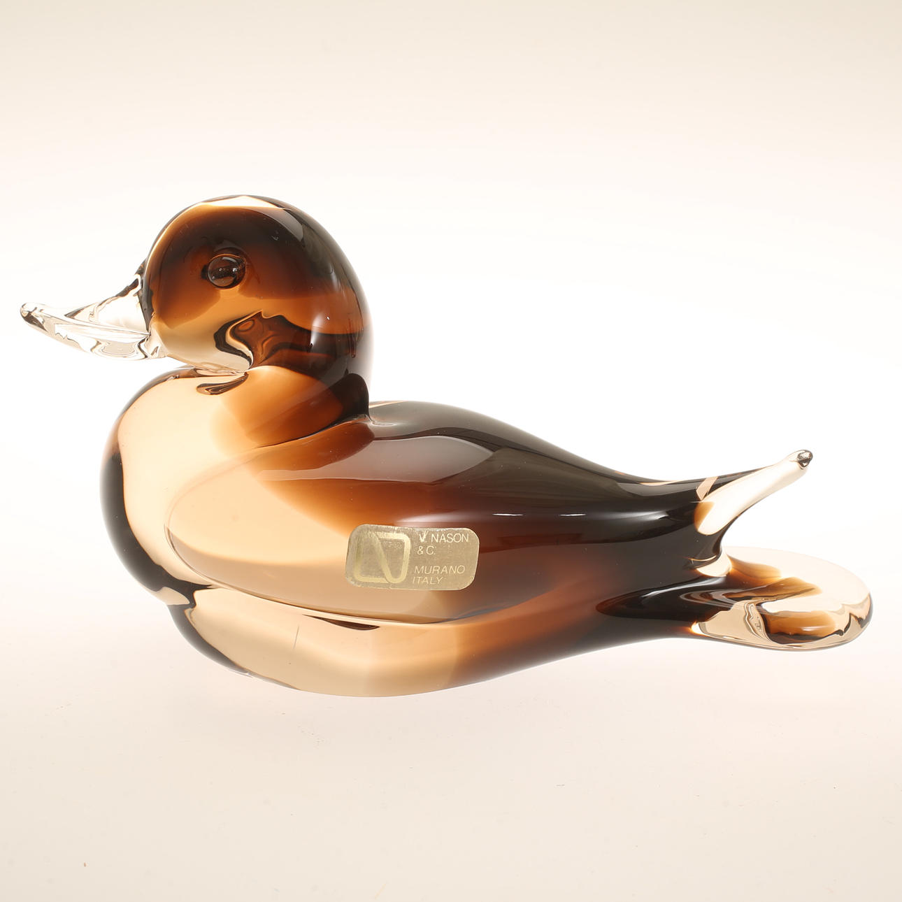 SKULPTUR, glas, Murano, V Nason & co. Glas - Konstglas - Auctionet