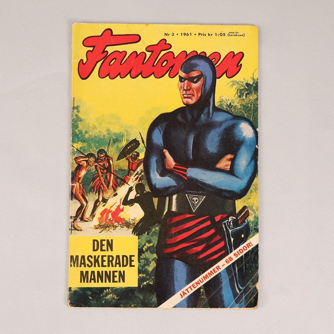SERIETIDNING, Fantomen år 1961. Leksaker - Serietidningar - Auctionet