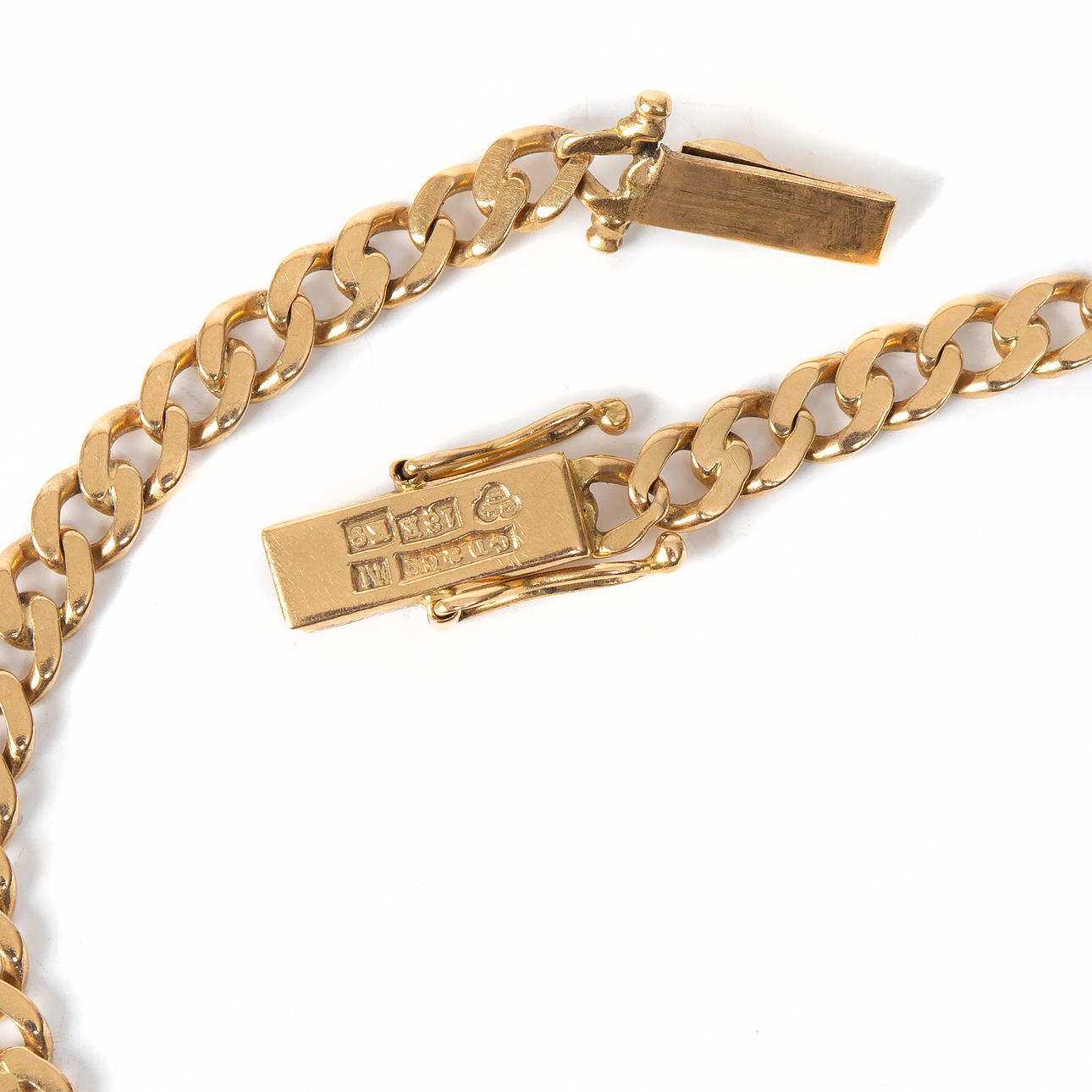 ARMLÄNK, 18K gold, armor link, Gustav Dahlgren & Co, Malmö, 1960. Jewellery & Gemstones ...