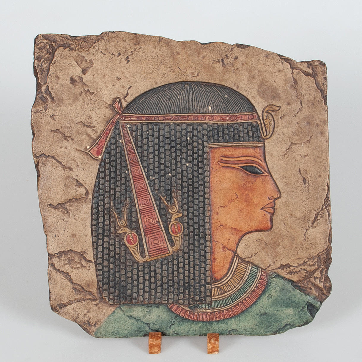 WALL RELIEF, Cleopatra, ceramics, Isis Kunst. Ceramics & Porcelain ...