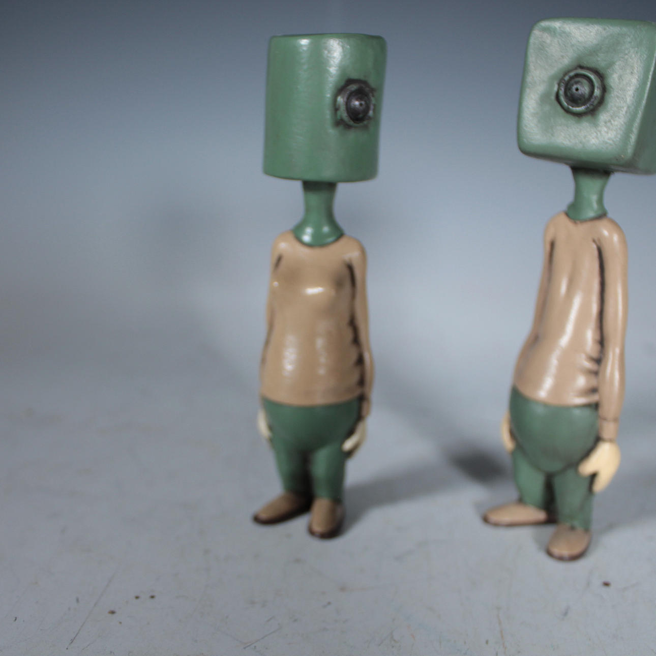 MARTIN SMIDA. Atelier. Martin Smida, skulpturer, ”Officer Duo”. Konst - Skulptur - Auctionet