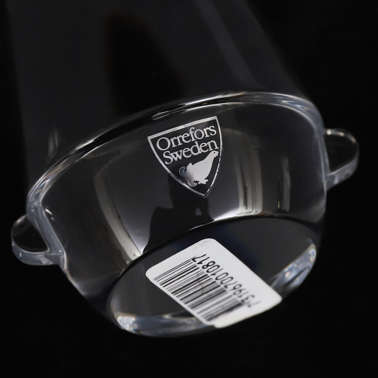 Glastomtar, ett par, Orrefors. Glas - Konstglas - Auctionet