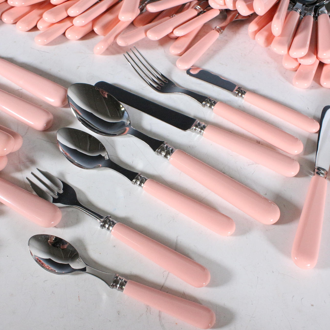SCOF France, large collection of cutlery, series Cambridge Ivory (98 ...