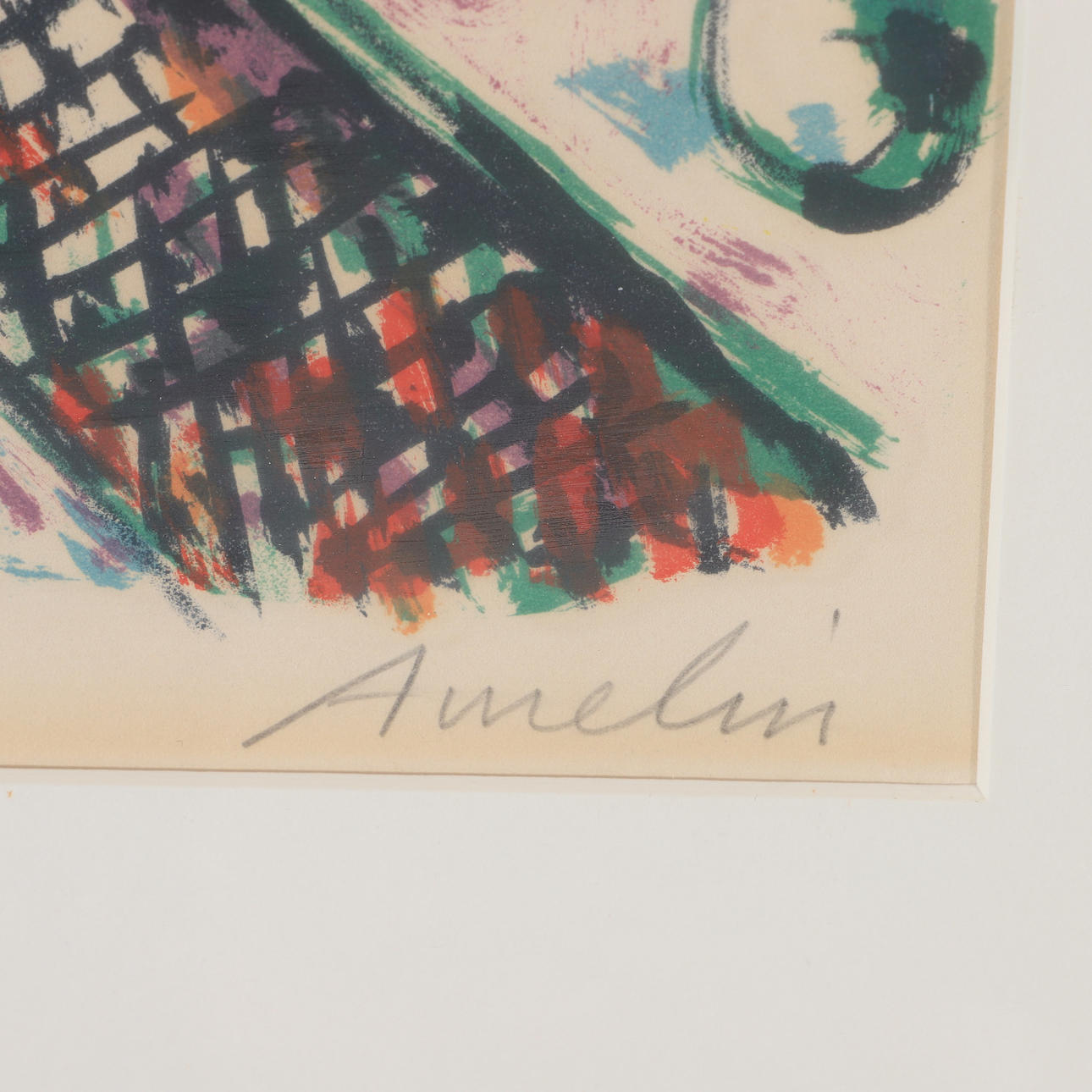 ALBIN AMELIN. Fiskare, färglitografi, signerad Amelin. Konst - Grafik ...