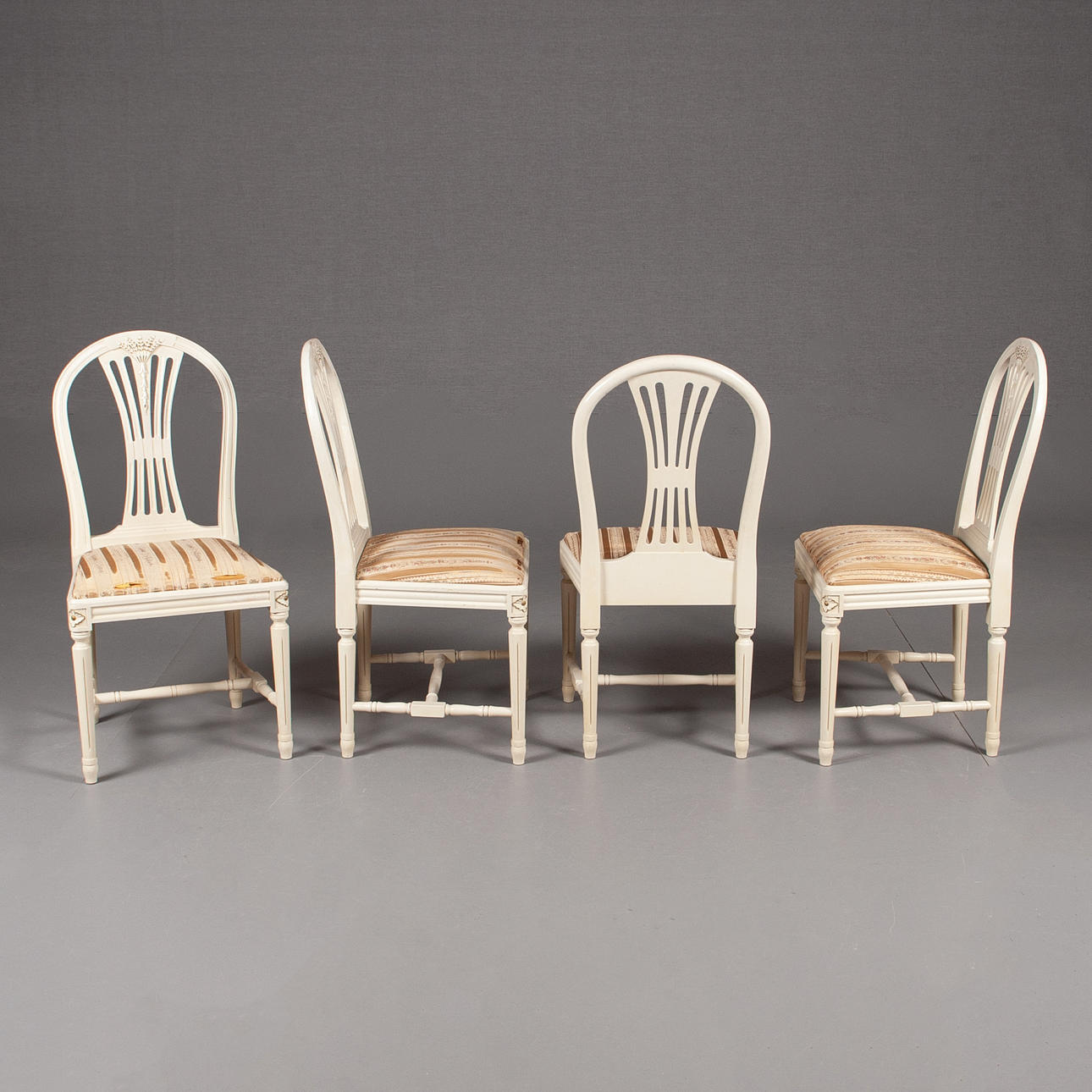 MATSALSGRUPP, 5 delar, "Axet", Gustaviansk stil. Möbler - Matsalsmöbler - Auctionet