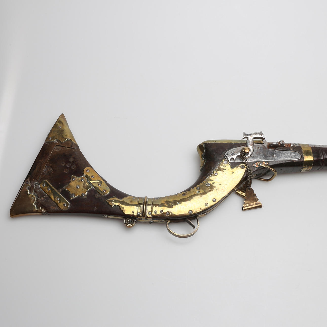 BALL LOCK RIFLE, Indo-Persian cultural area, 19th century. Weapons ...