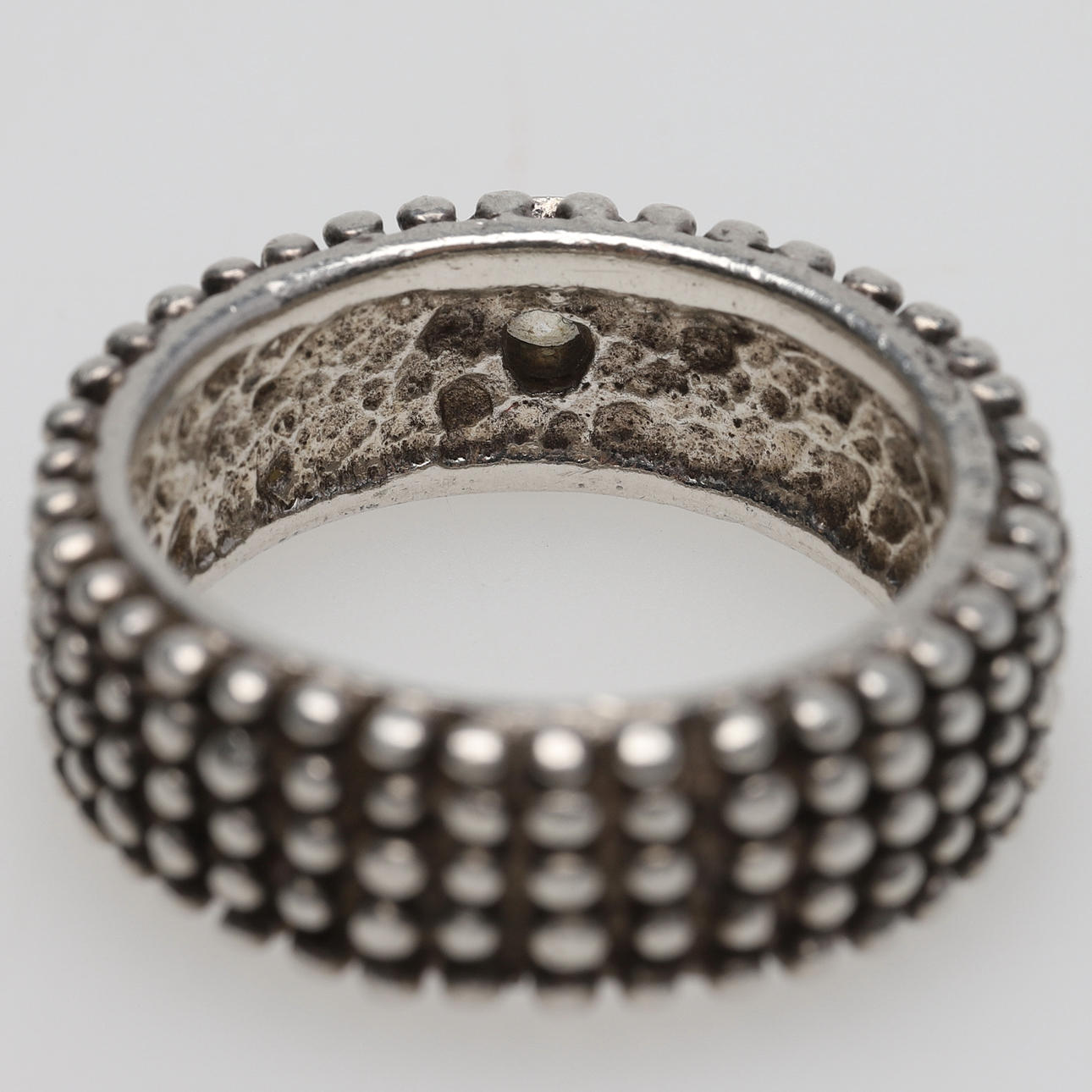 RING, sterling silver with ice stone. Jewellery & Gemstones - Rings ...