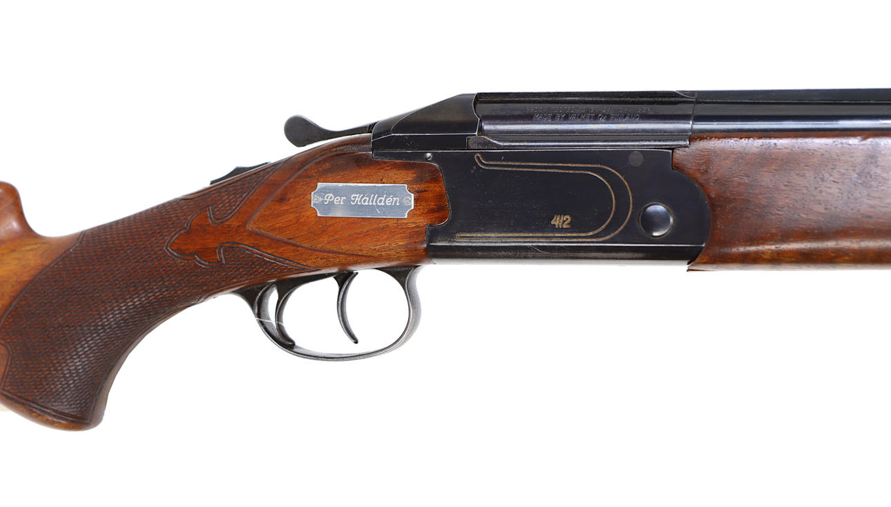 SHOTGUN WITH EXTRA COMBINATION PIPE, Single shot, make Valmet, model ...