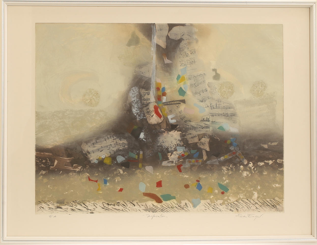 NISSAN ENGEL. Color etching, "Inspiration", EA, signed. Art - Graphic ...