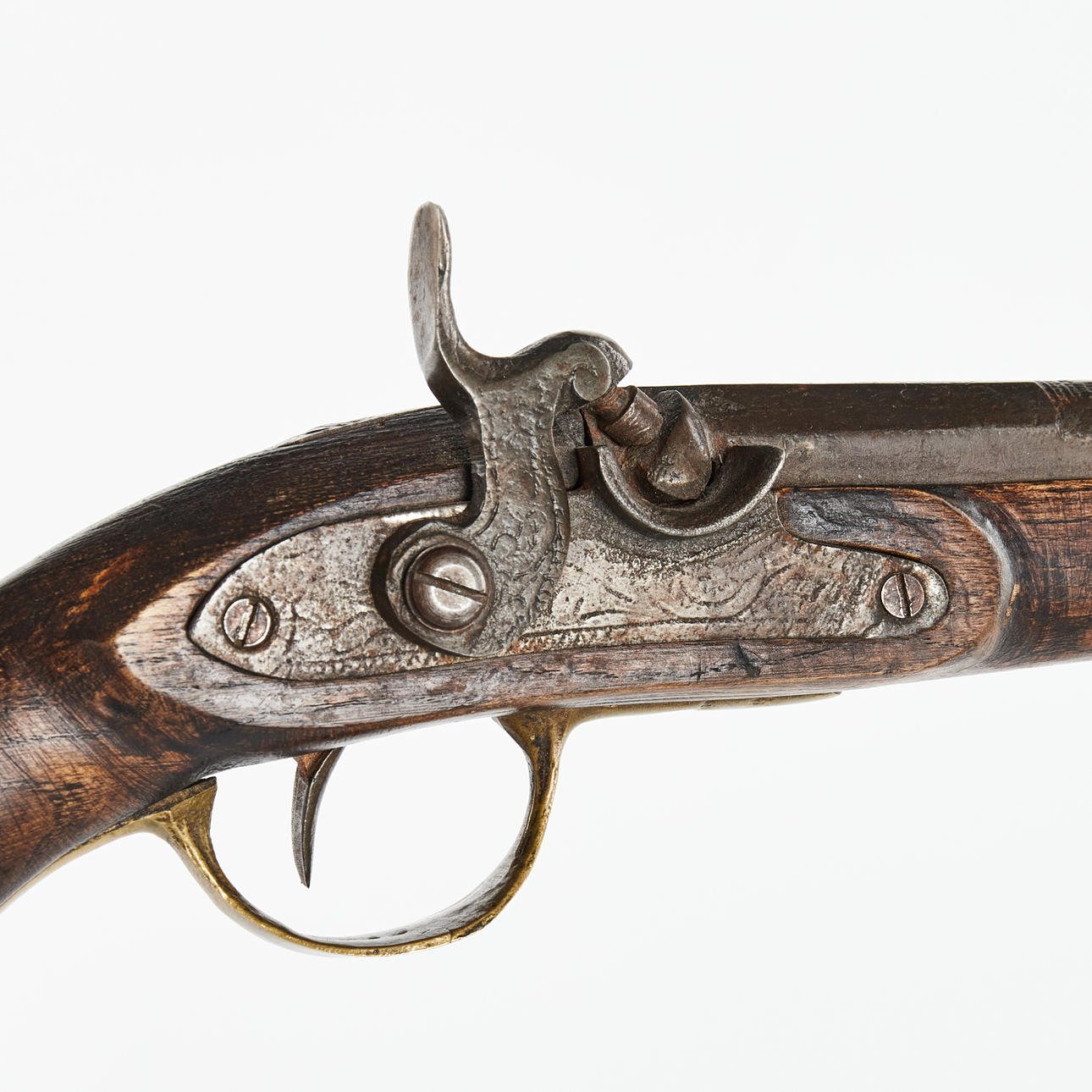 PISTOL, slaglås, 1800-tal. Vapen & Militaria - Skjutvapen - Auctionet