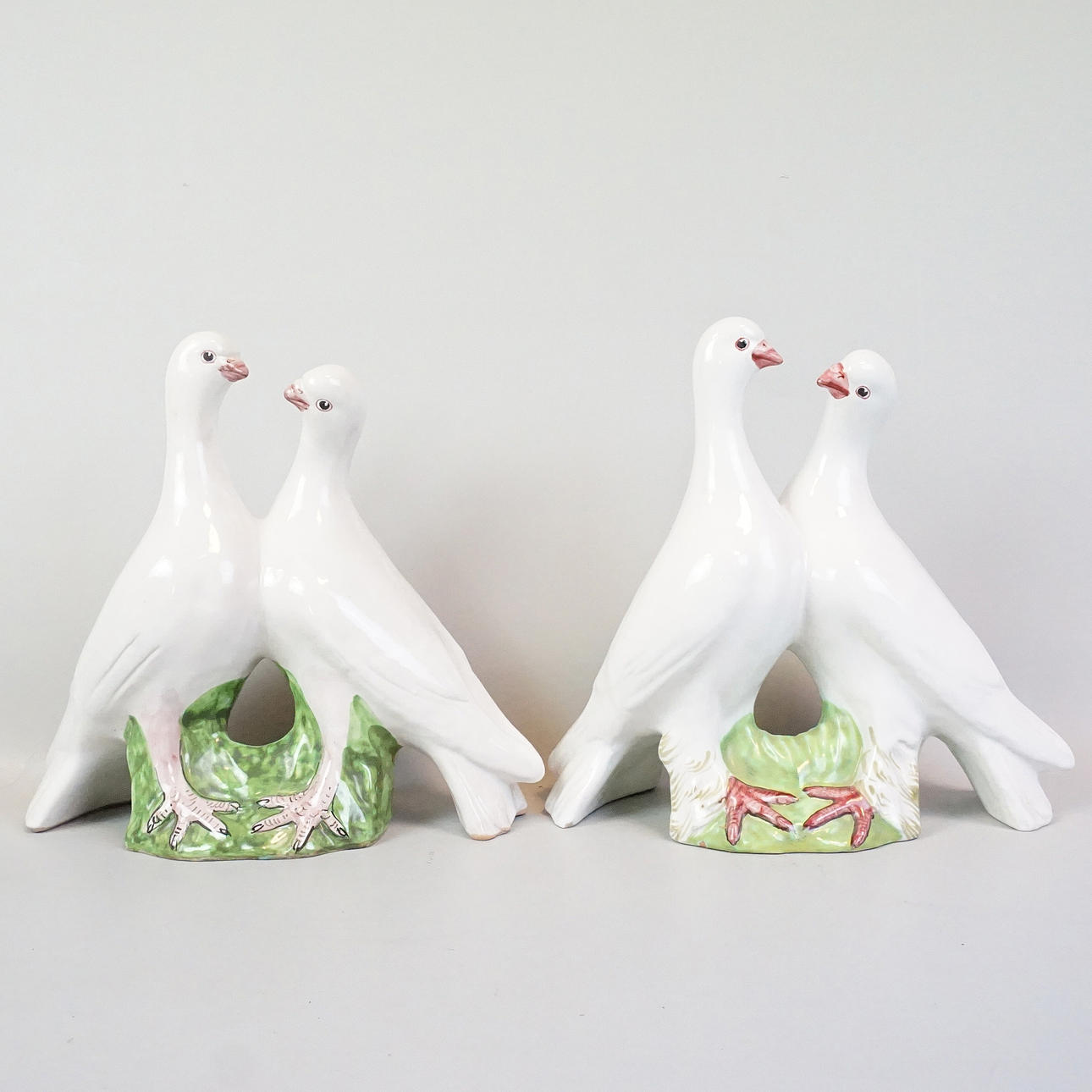 FIGURINER, Duvor, 2 st, keramik, Italien. Keramik & Porslin ...