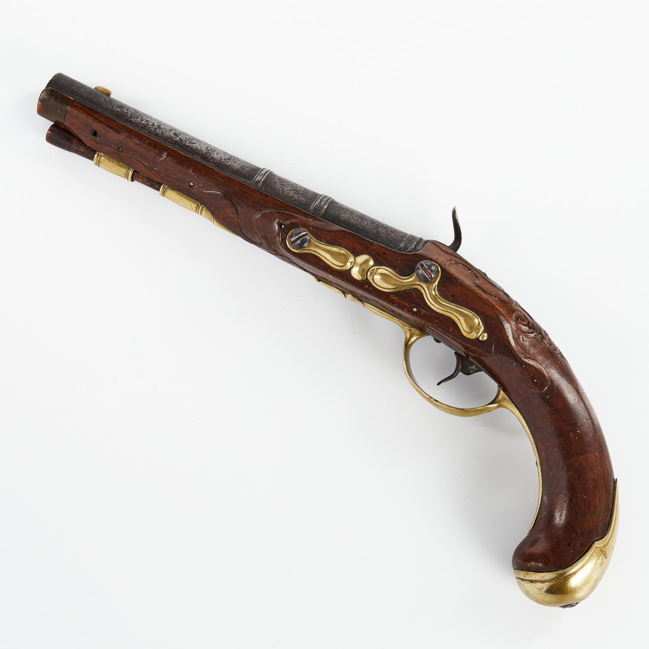 PISTOL, Tyskland, konverterad från flintlås. Vapen & Militaria ...