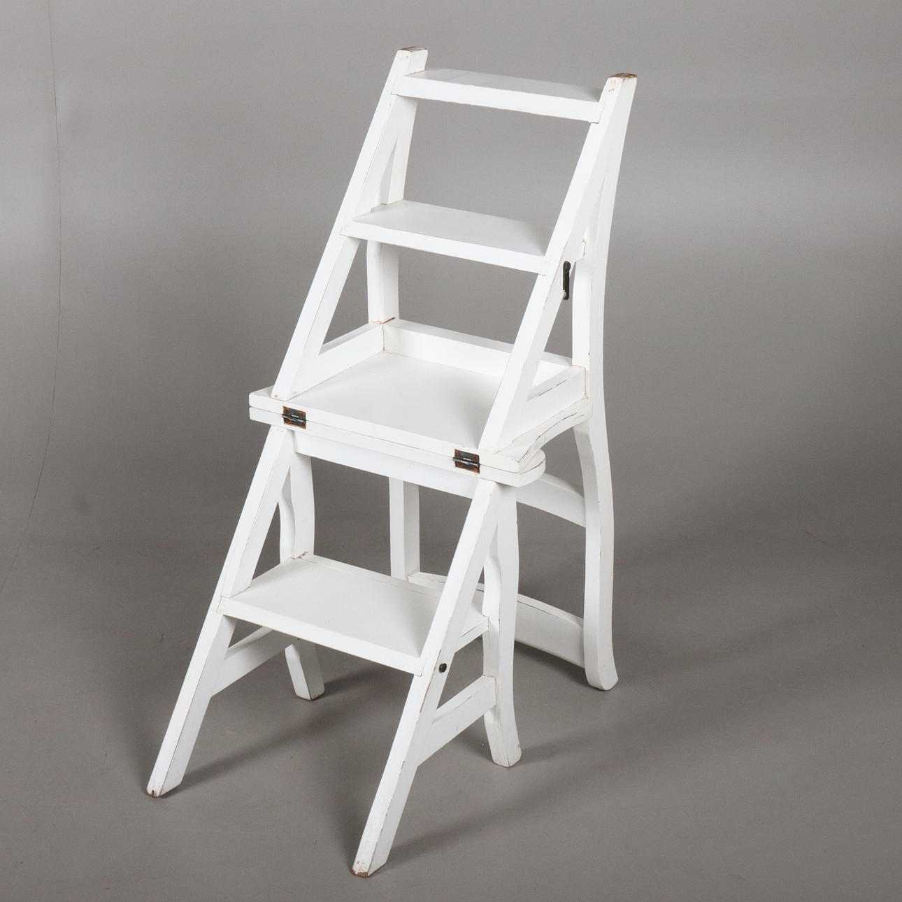 STEGE/STOL 1 st, fällbar, bemålad. Möbler - Fåtöljer & Stolar - Auctionet