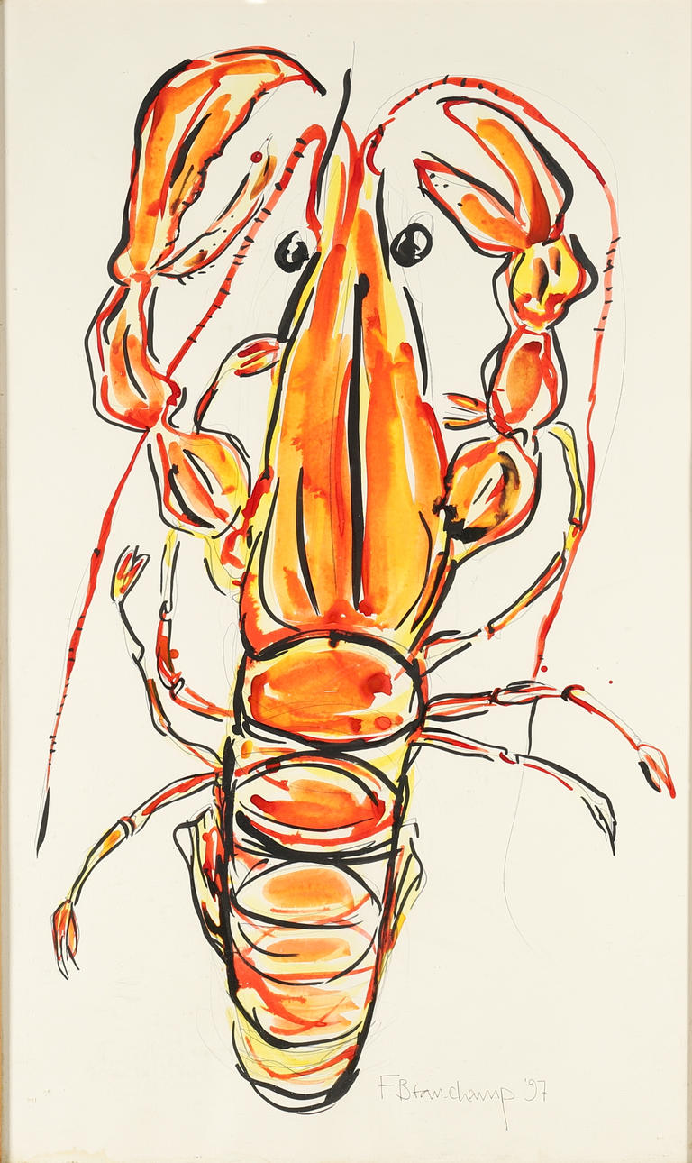 F. BEAUCHAMP. HUMMER. Konst - Måleri - Auctionet