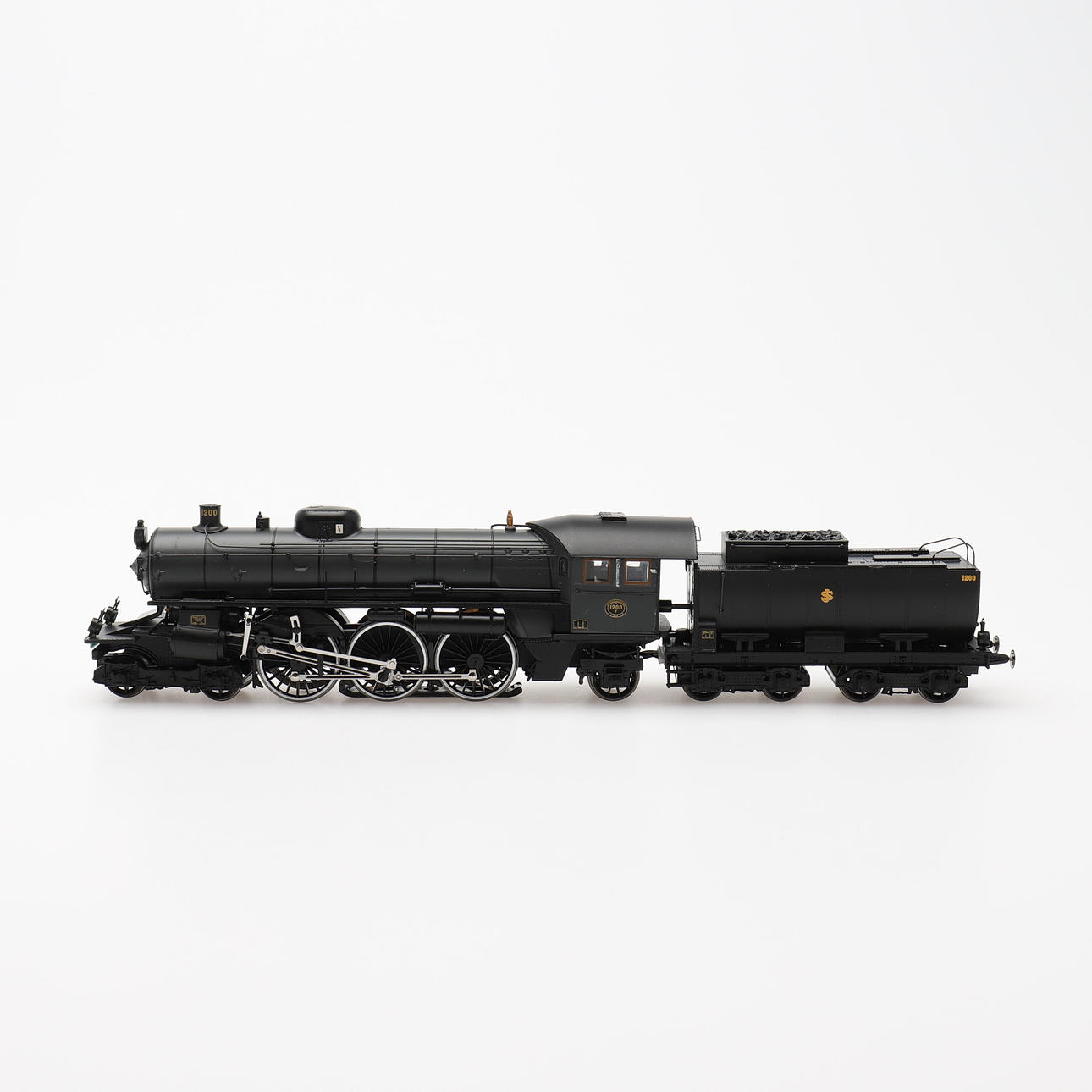 HELJAN, ÅNGLOK 45304, SJ F 1200, AC, FAULHAUBER, H0. Leksaker ...