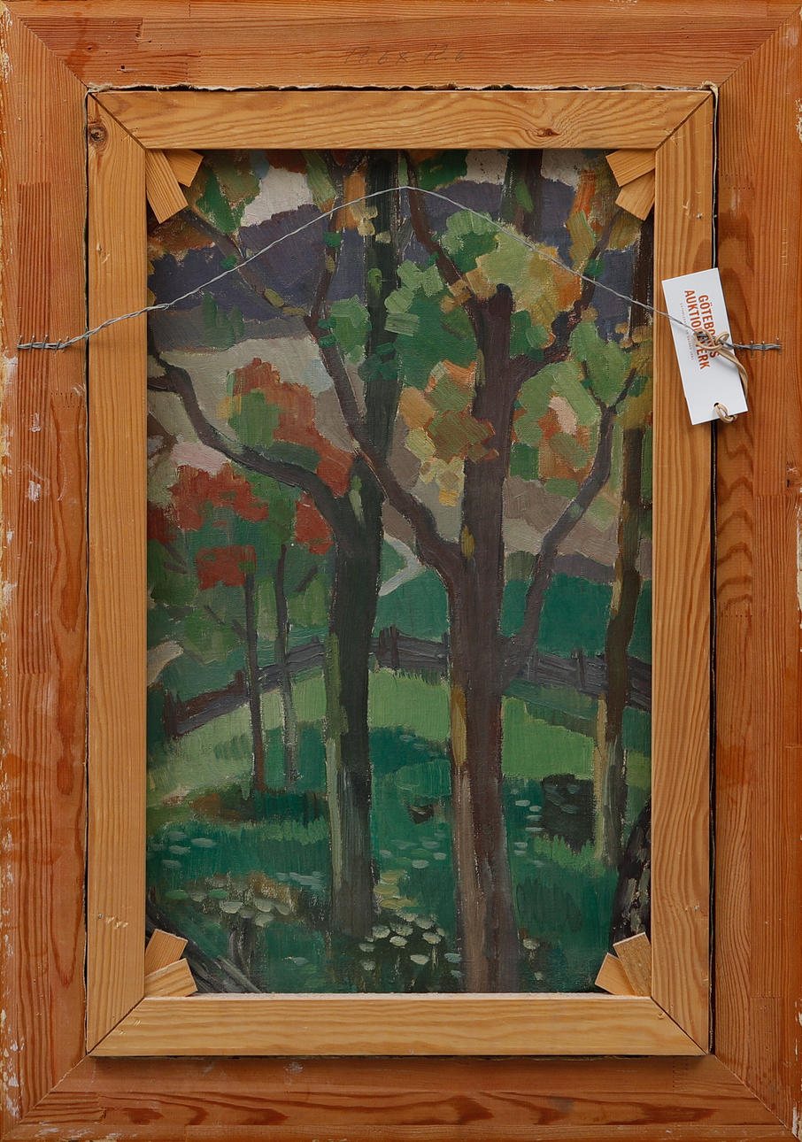 ALBERT ELDH. Olja på duk, signerad. Konst - Måleri - Auctionet