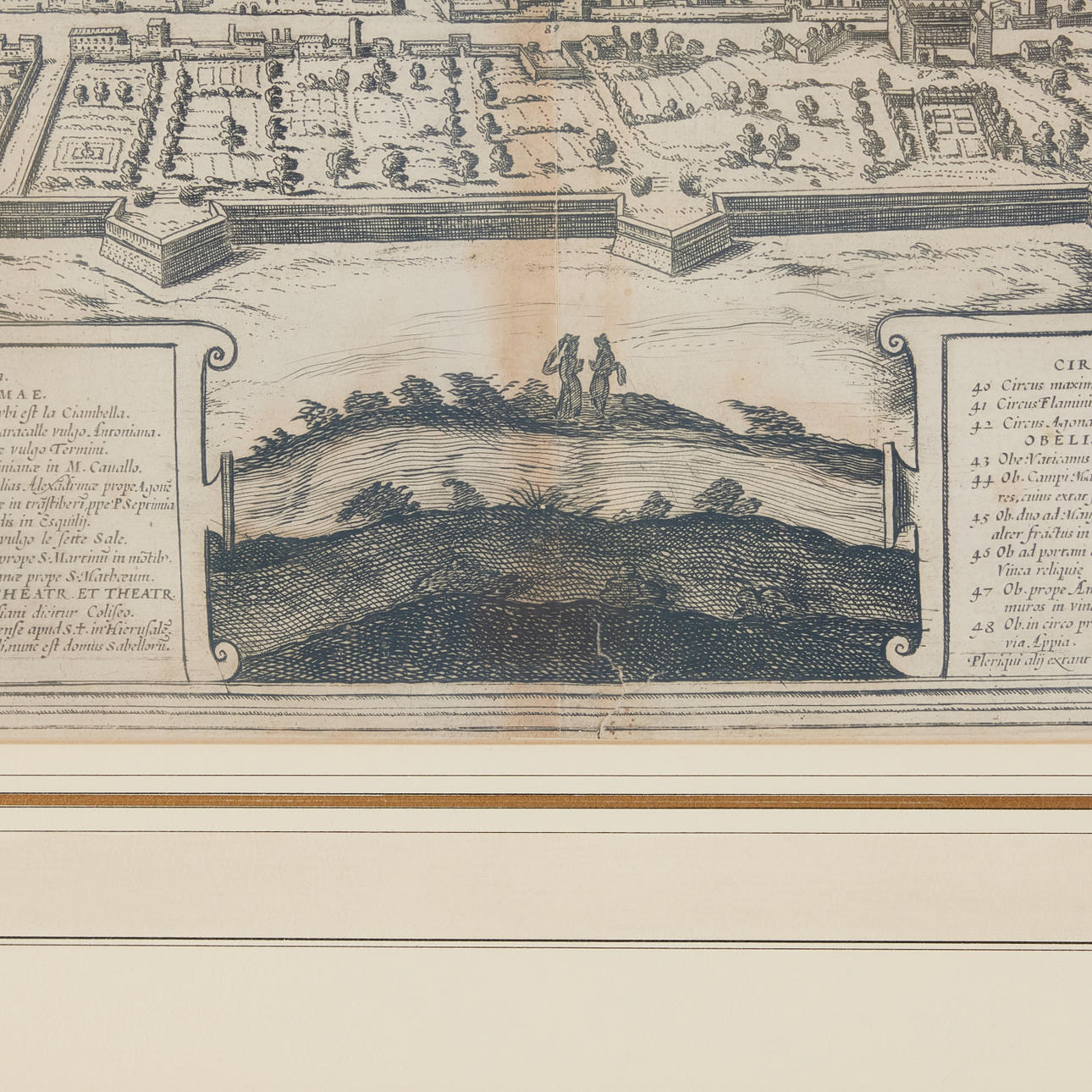 MAP OF ROME BY JANSSONIUS, Amsterdam 1657. Böcker, Kartor ...